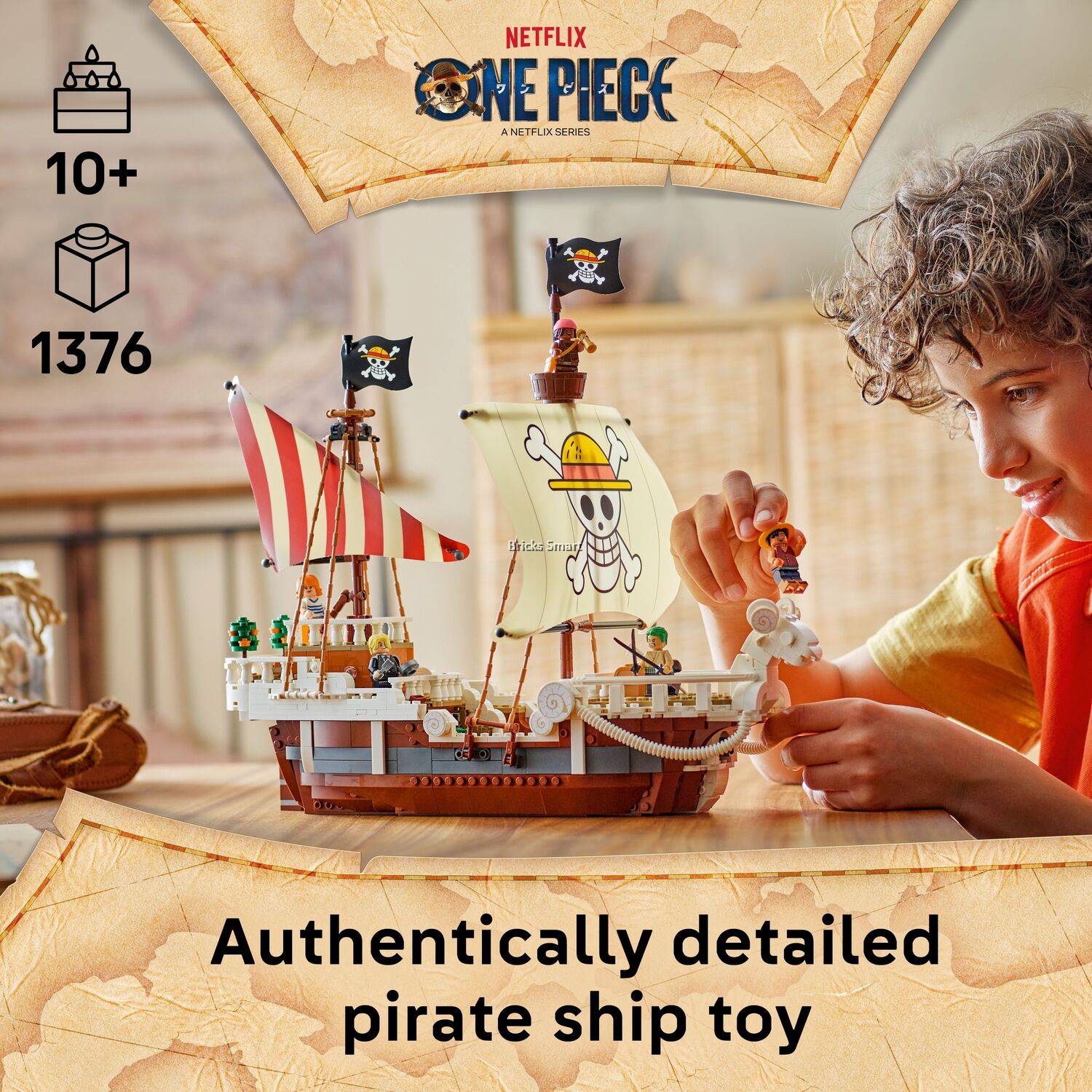 LEGO 75639 ONE PIECE The Going Merry Pirate Ship Building Toy Set