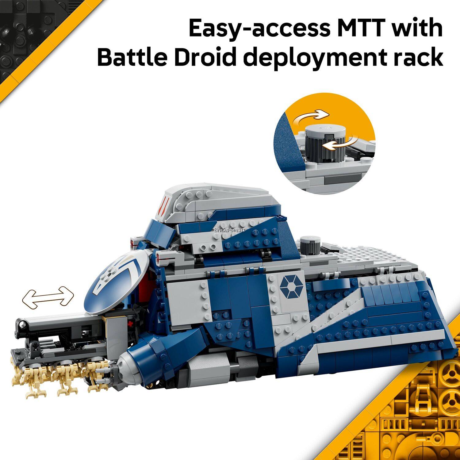 LEGO 75435 Star Wars Battle of Felucia Separatist MTT Building Toy Set