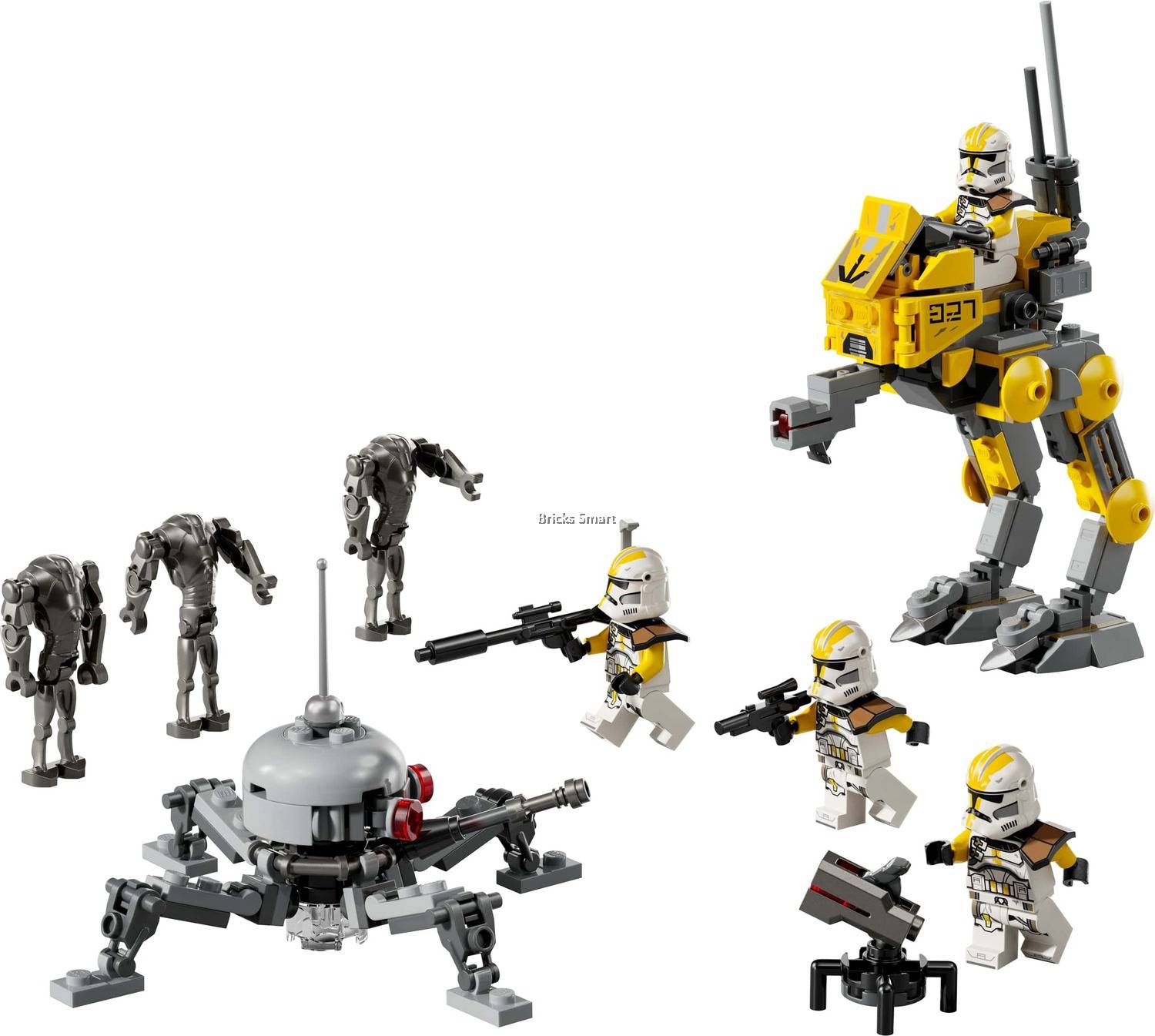 LEGO 75431 Star Wars 327th Star Corps Clone Troopers Battle Building ...