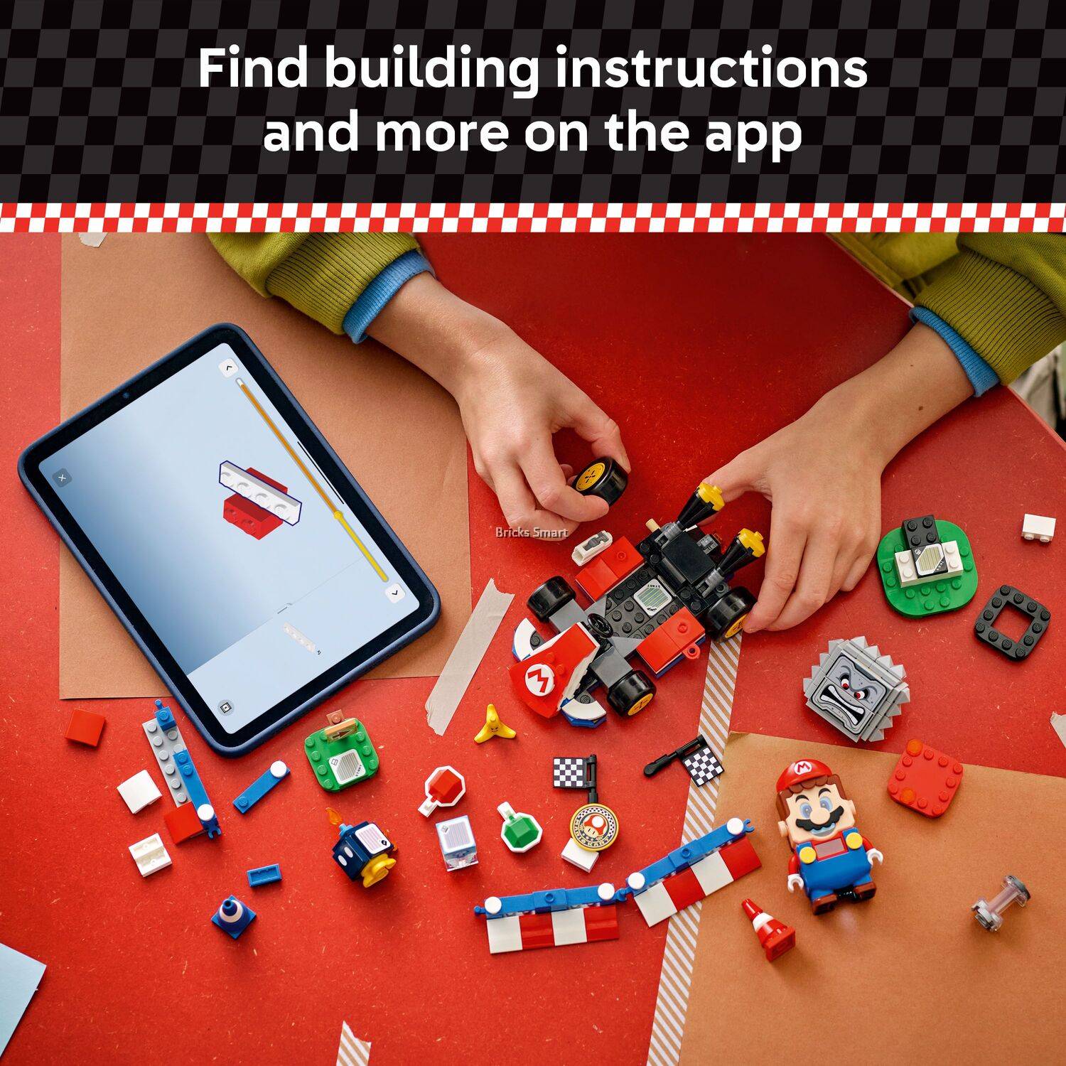 LEGO 72043 Super Mario Mario Kart – Interactive LEGO Mario & Standard ...