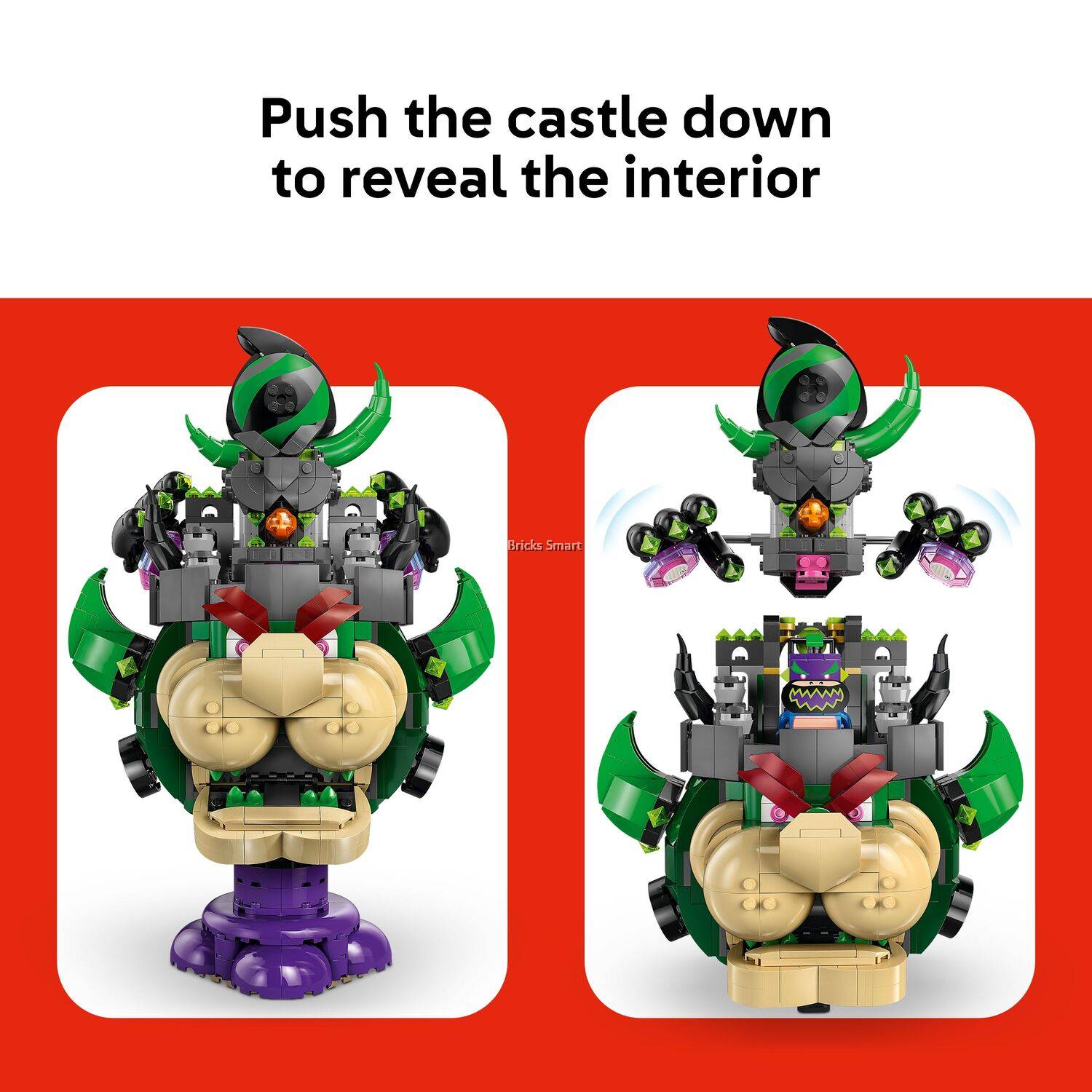 LEGO 72042 Super Mario Prince Florian & Castle Bowser Building Toy Set