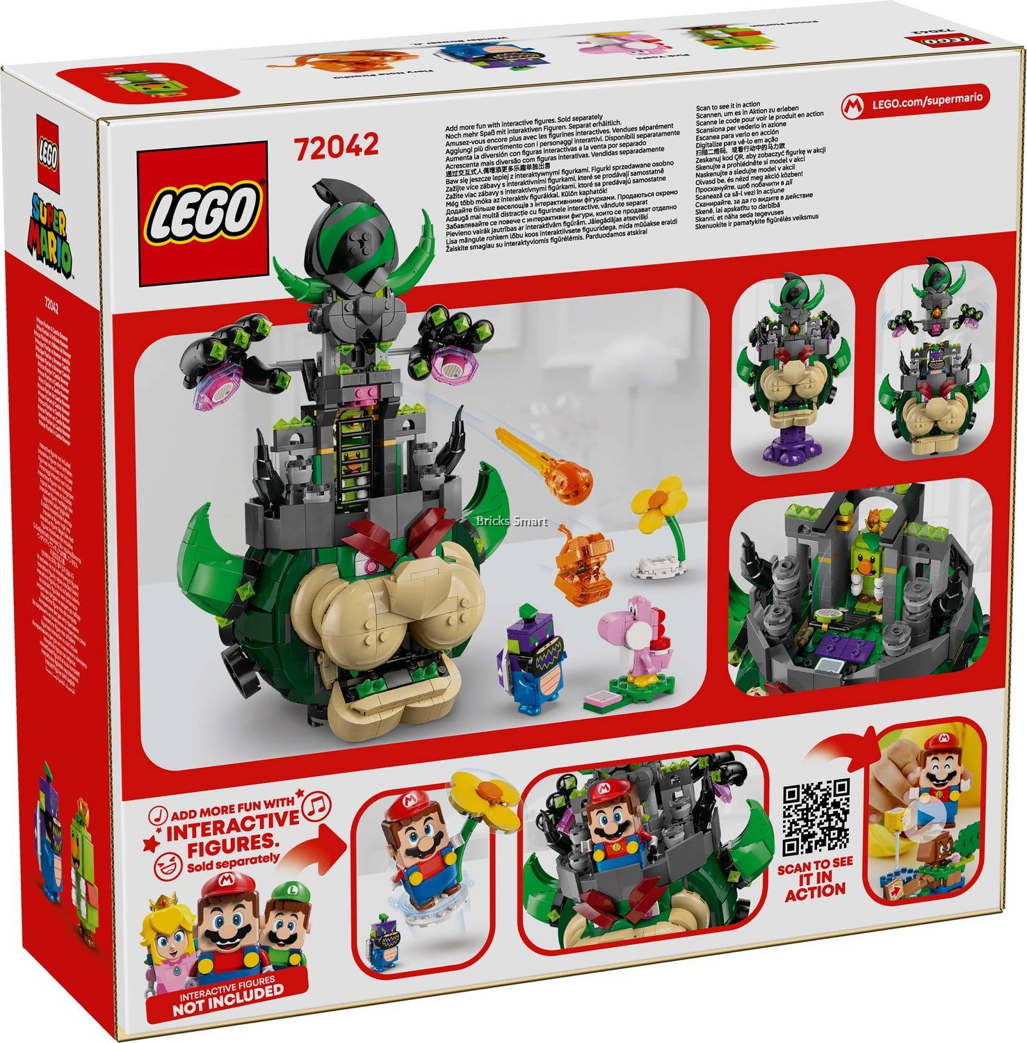 LEGO 72042 Super Mario Prince Florian & Castle Bowser Building Toy Set