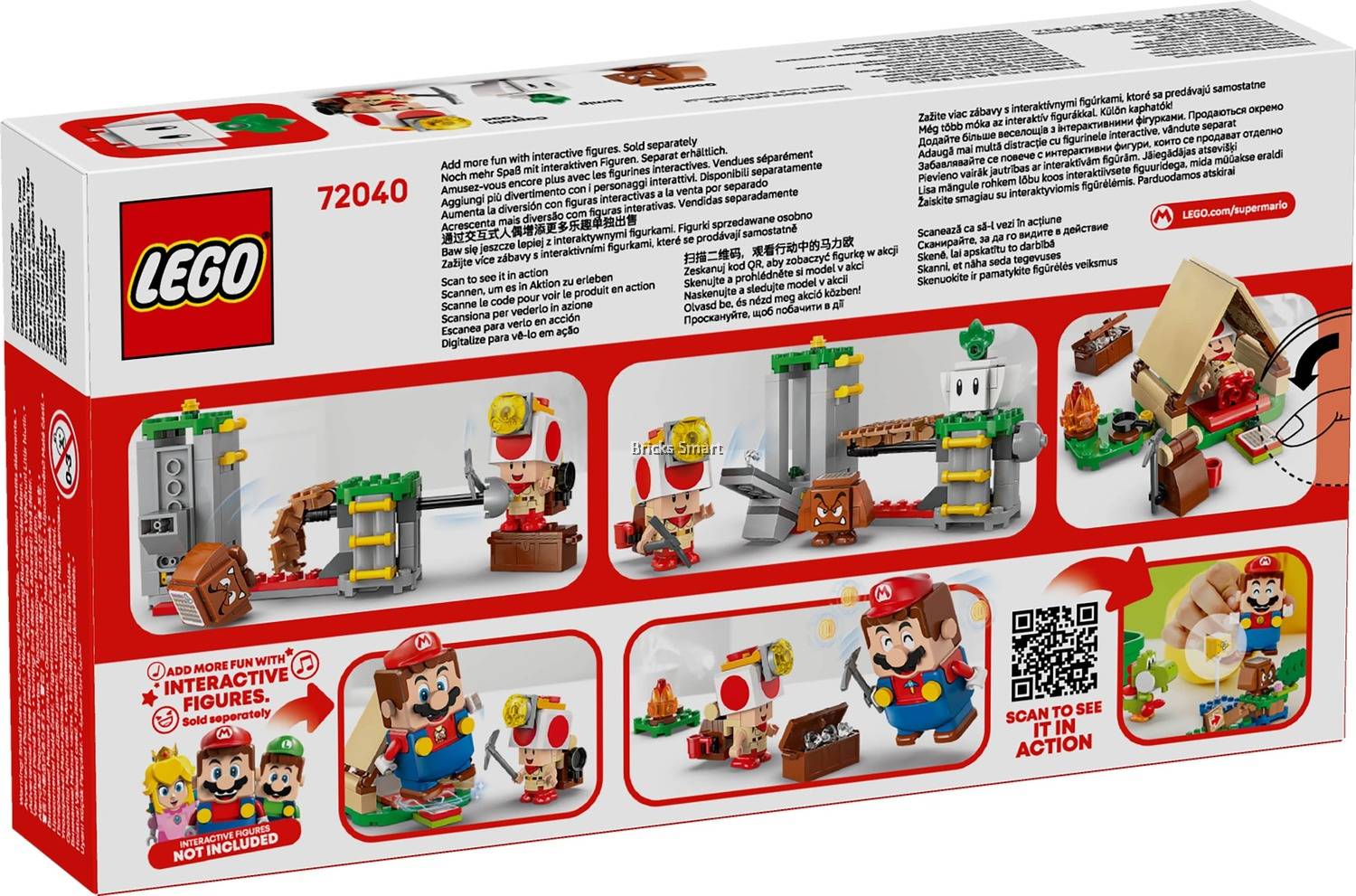 LEGO 72040 Super Mario Captain Toad's Camp Building Toy Set