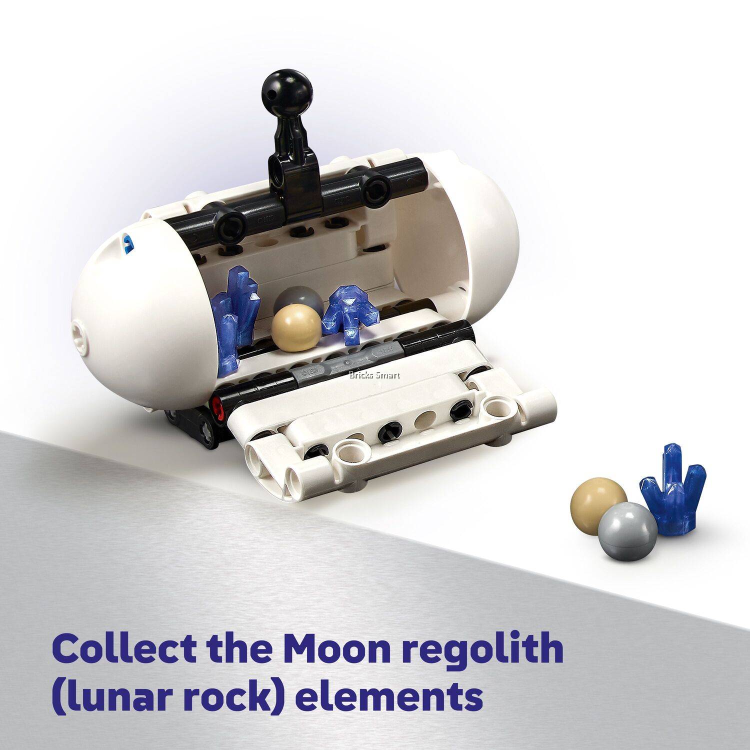 LEGO 42211 Technic Lunar Outpost Moon Rover Space Vehicle Building Toy Set