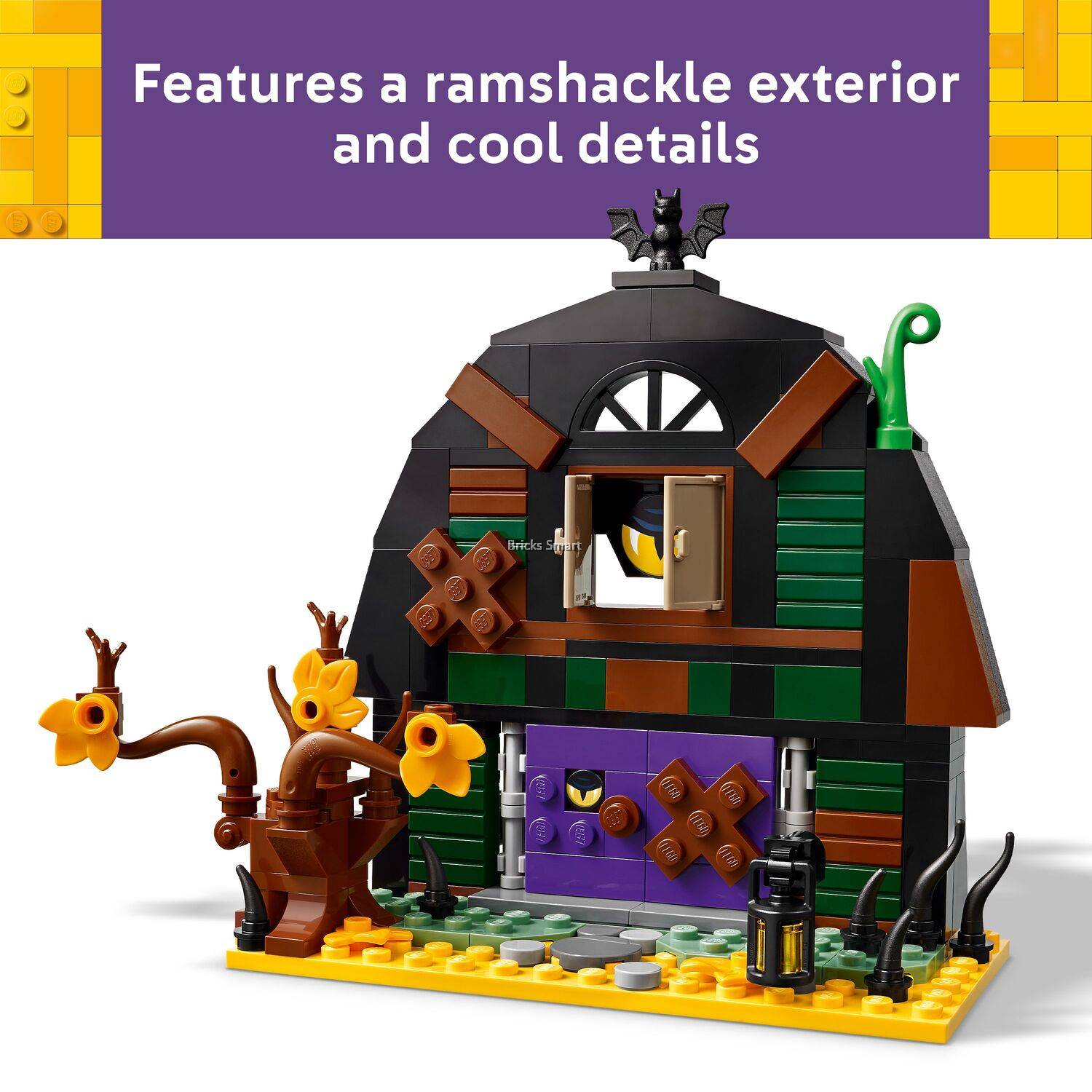 LEGO 40721 Iconic Halloween Barn Building Toy Set