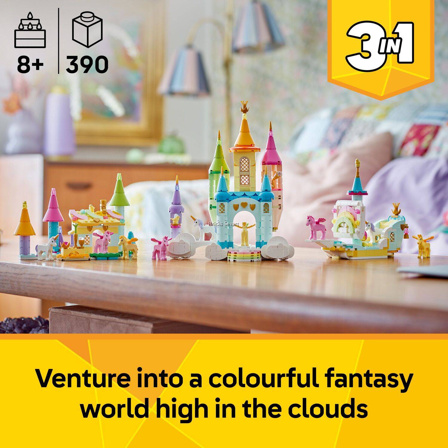 LEGO 31175 Creator Unicorn Castle Building Toy Set