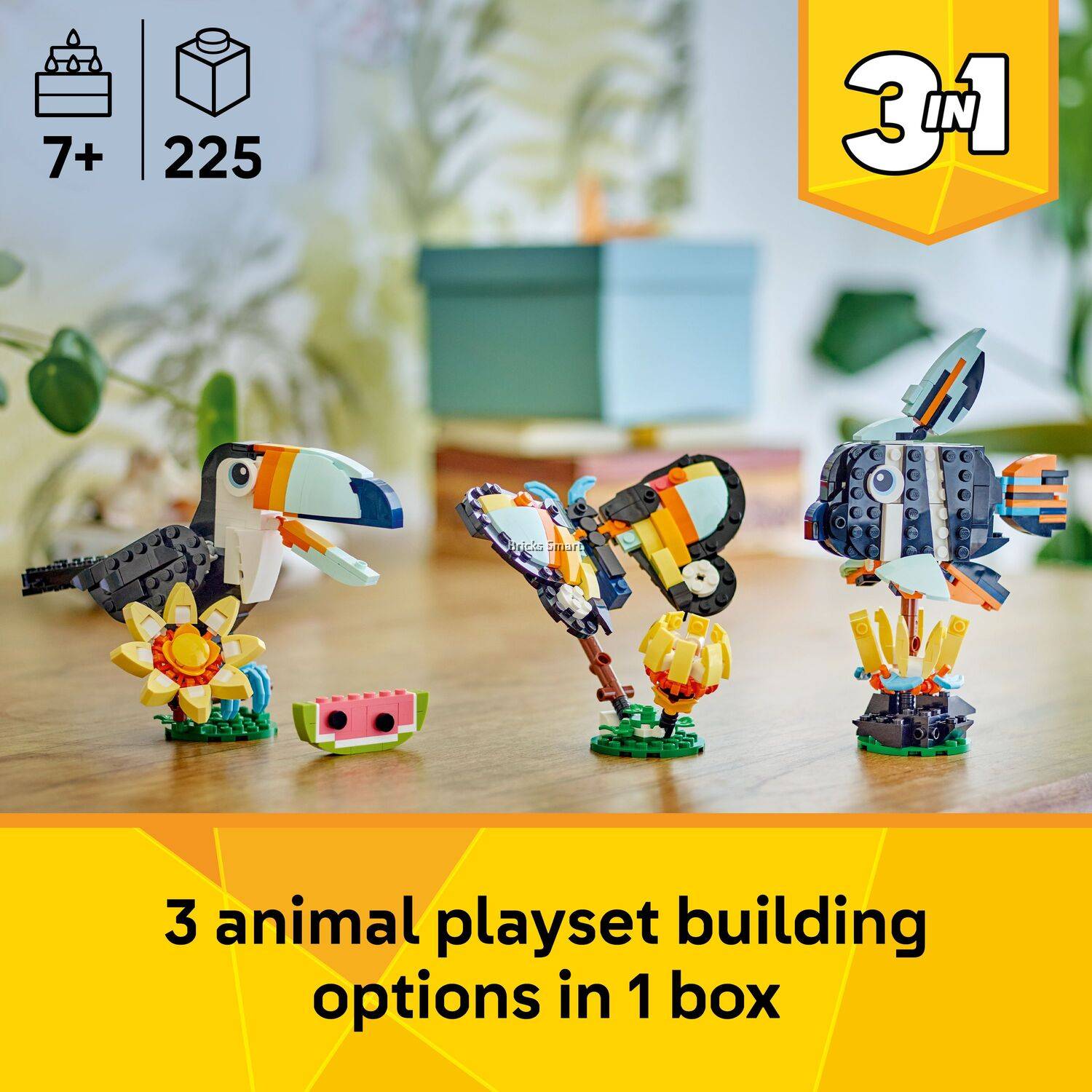 LEGO 31173 Creator Wild Animals: Tropical Toucan Building Toy Set