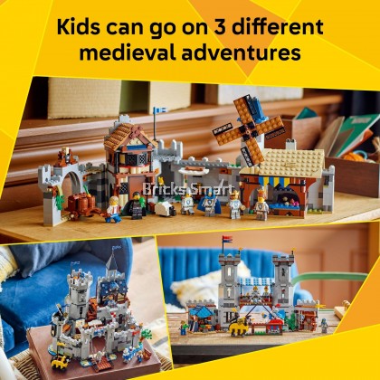 LEGO 31168 Creator Medieval Horse Knight Castle Building Toy Set