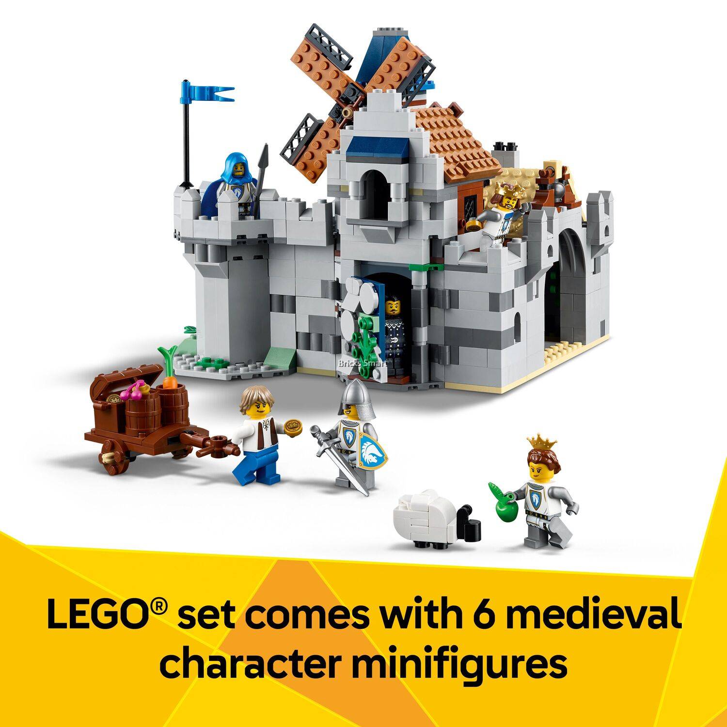 LEGO 31168 Creator Medieval Horse Knight Castle Building Toy Set