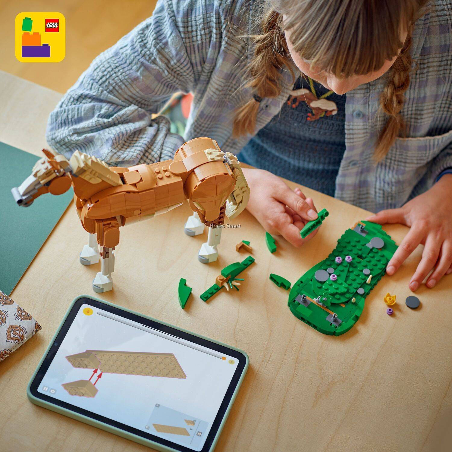 LEGO 31166 Creator Beautiful Horse Building Toy Set
