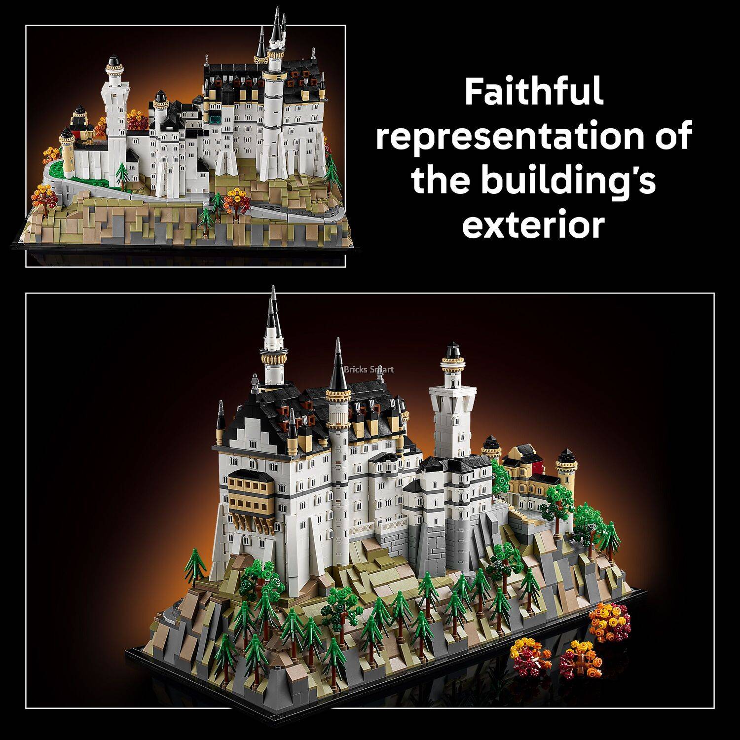 LEGO 21063 Architecture Neuschwanstein Castle Buidling Kit