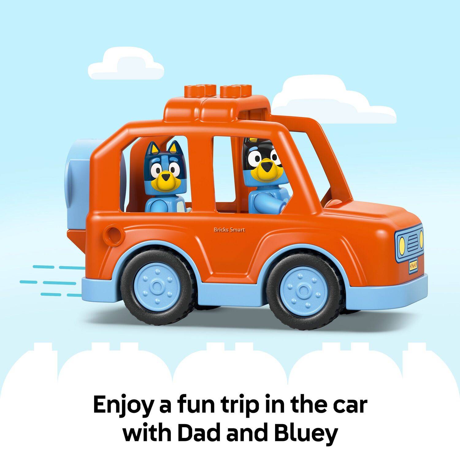 LEGO 10458 Duplo Ice Cream Trip with Bluey Building Toy Set