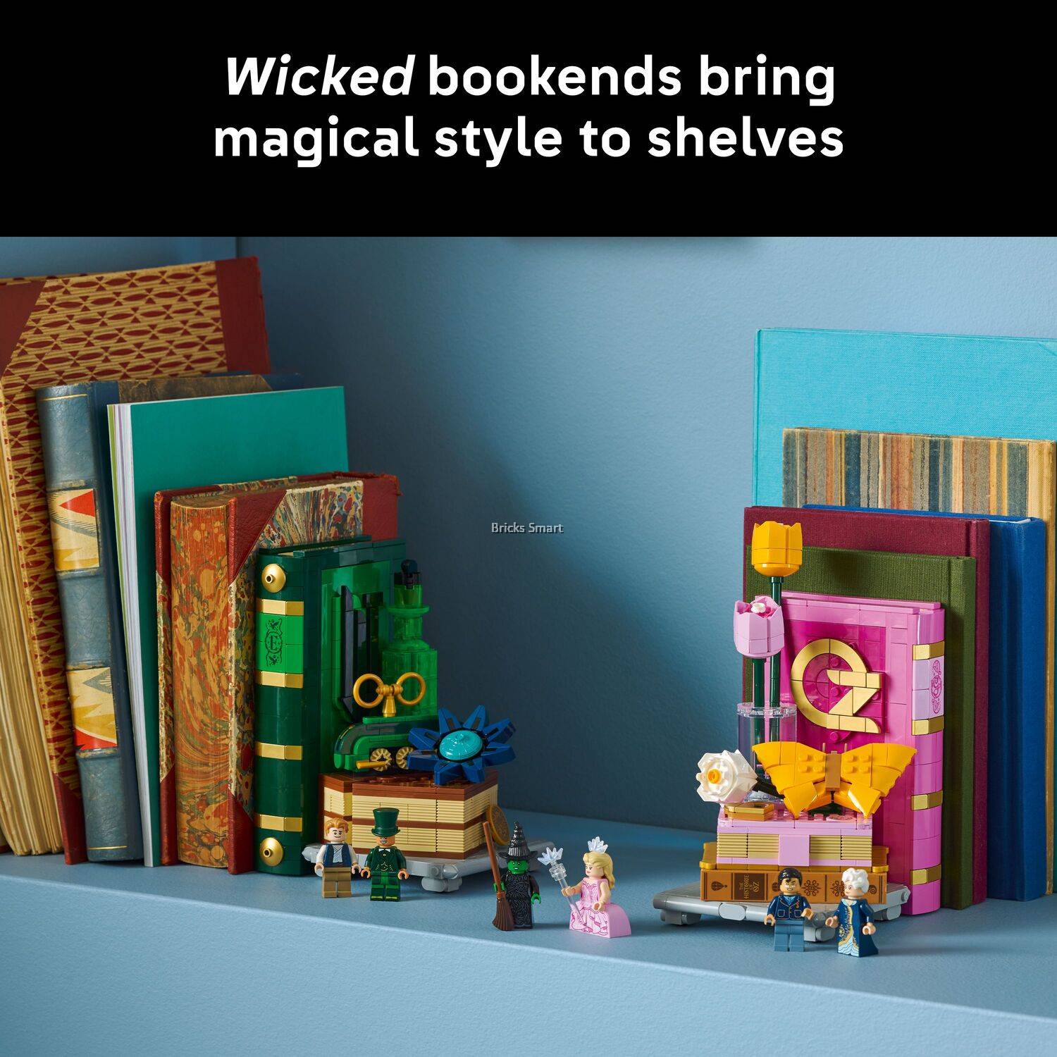 LEGO 75691 Wicked Glinda & Elphaba Bookends Building Kit