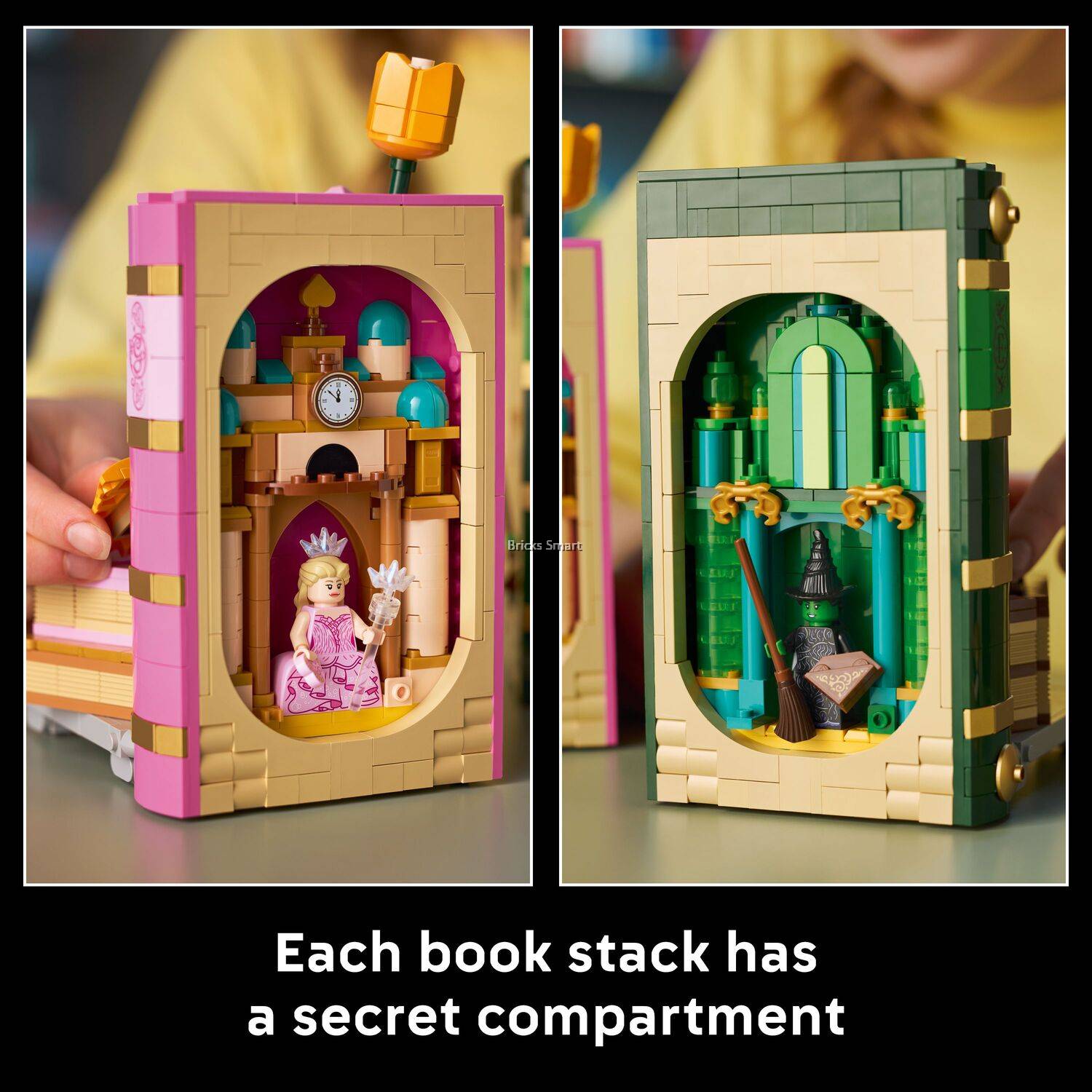 LEGO 75691 Wicked Glinda & Elphaba Bookends Building Kit