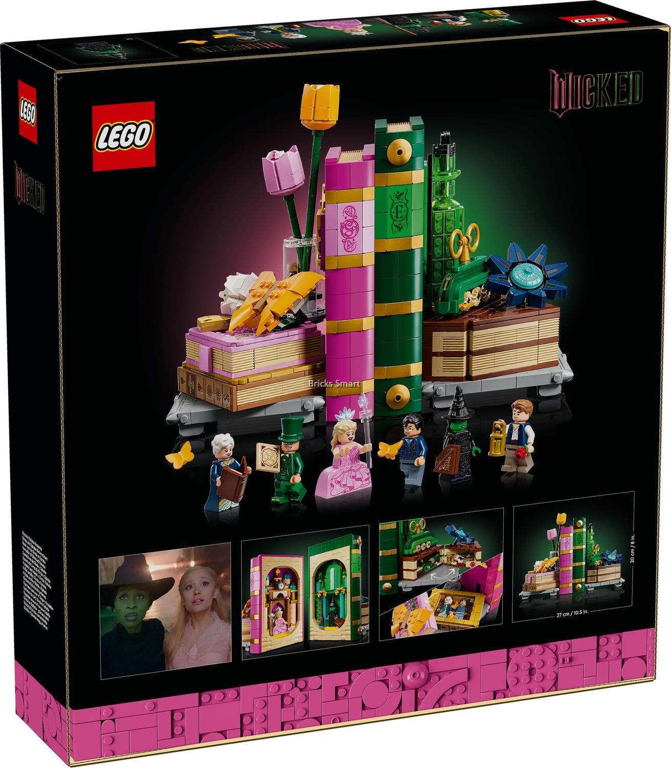 LEGO 75691 Wicked Glinda & Elphaba Bookends Building Kit
