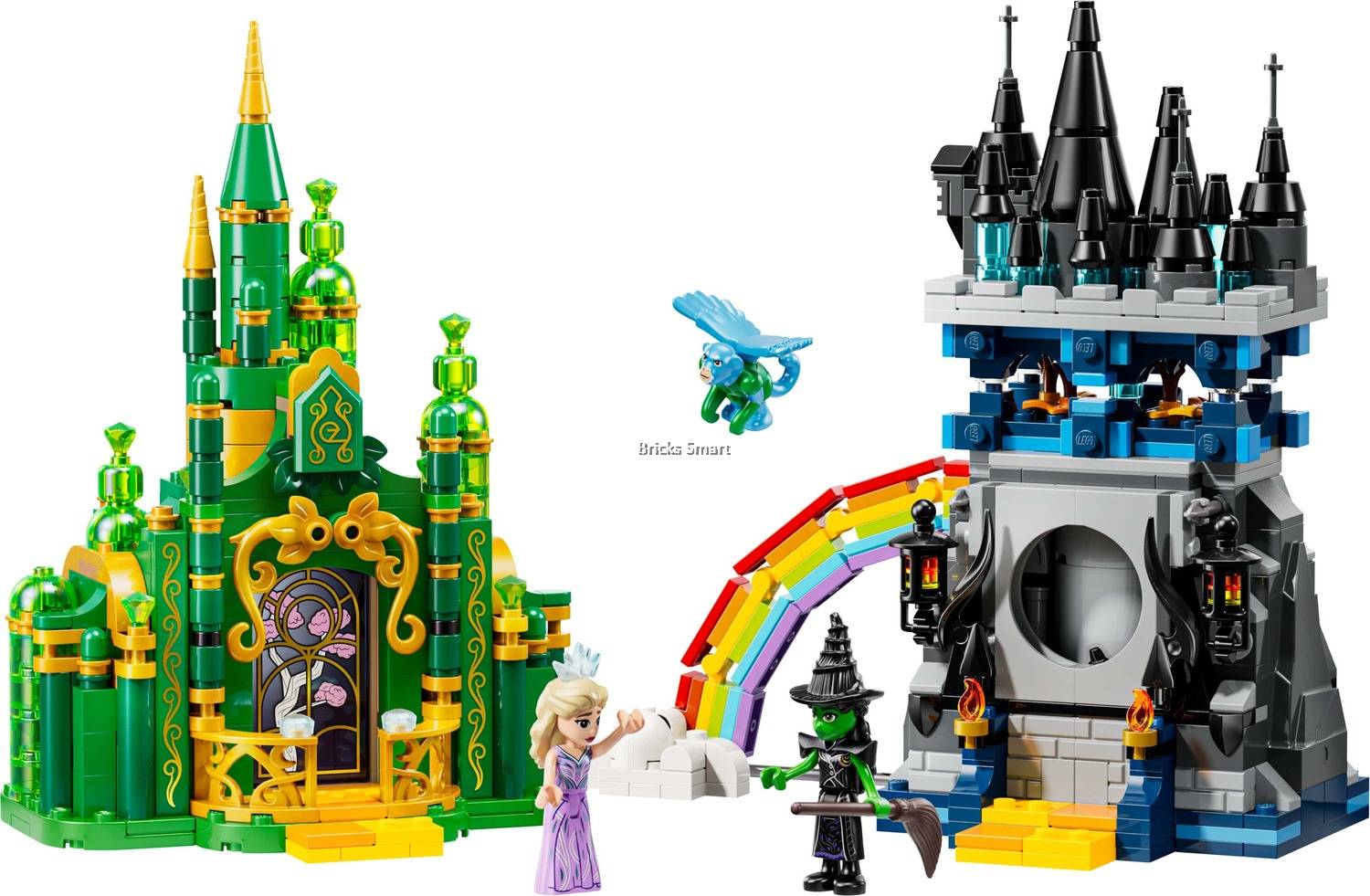 LEGO 75689 Wicked Emerald City & Kiamo Ko Castle Building Toy Set