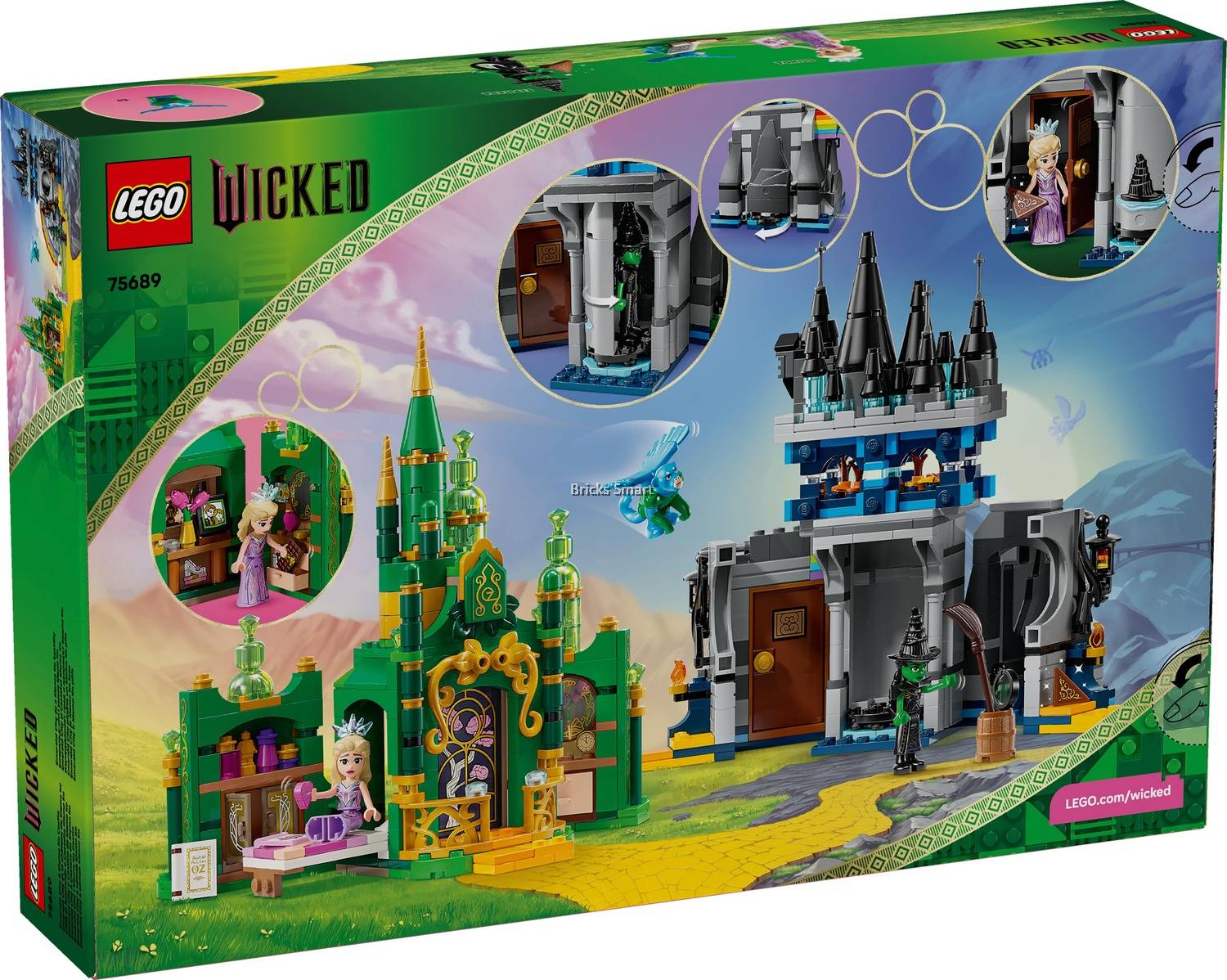 LEGO 75689 Wicked Emerald City & Kiamo Ko Castle Building Toy Set