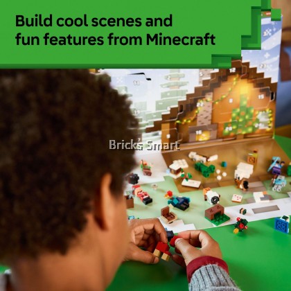 LEGO 21280 Minecraft Advent Calendar 2025 Building Toy Set