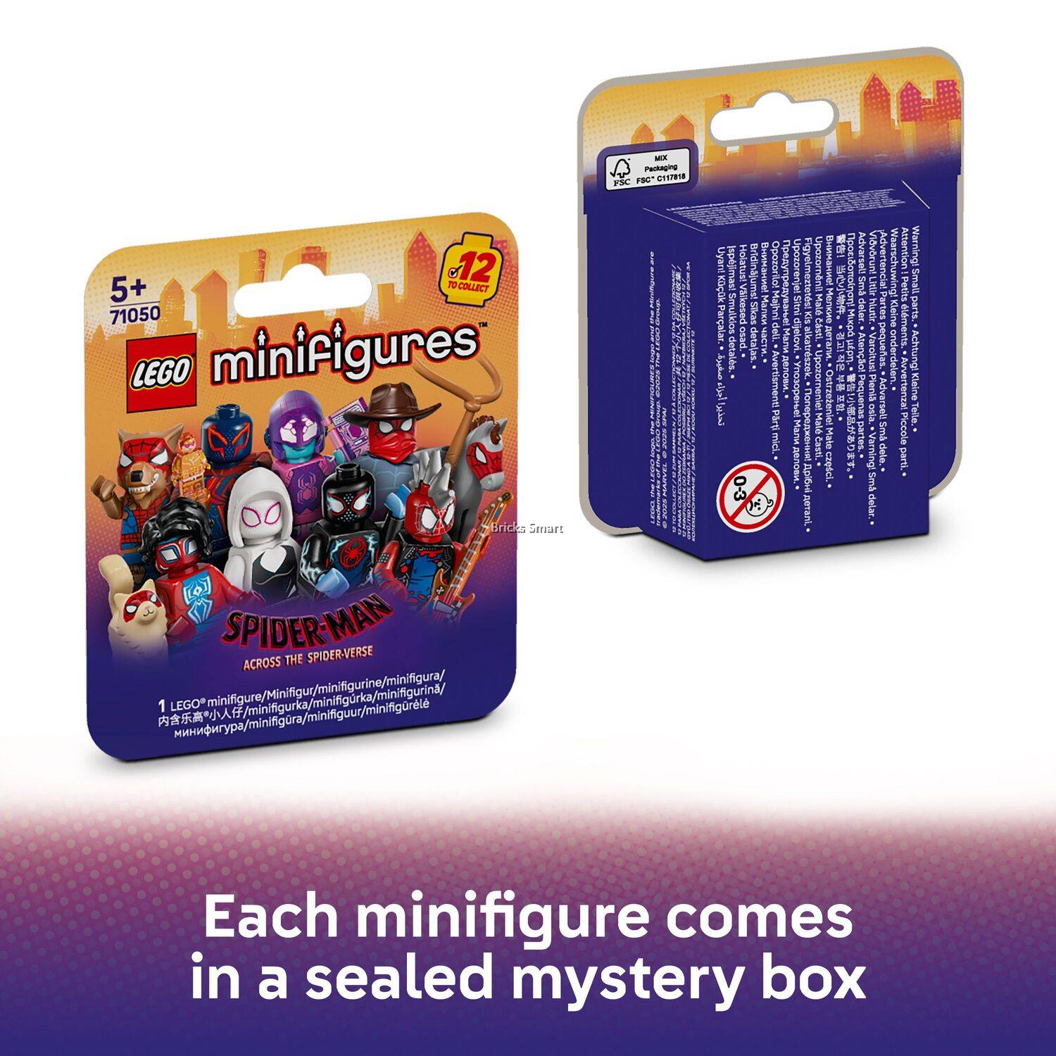 LEGO 71050 Minifigures Spider-Man: Across the Spider-Verse Collectible ...