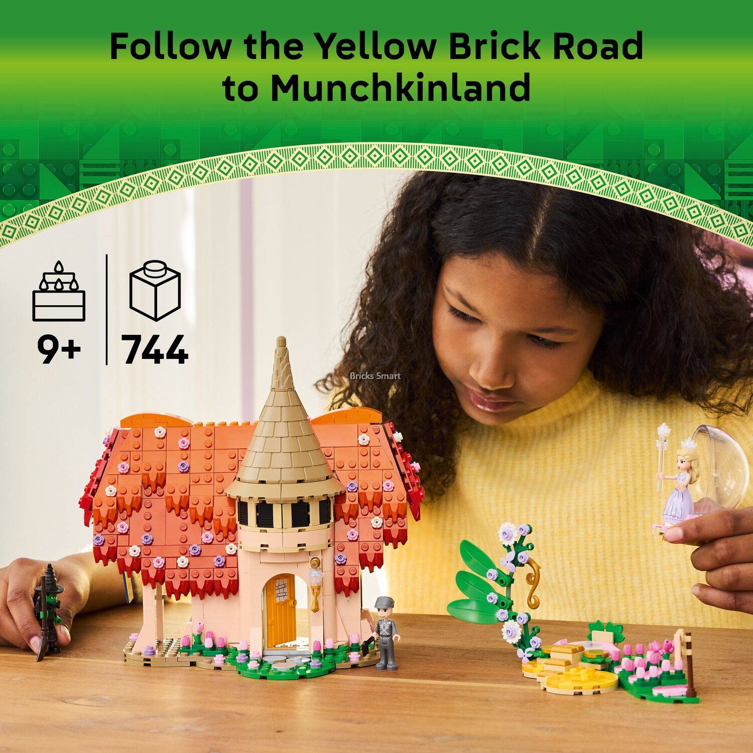 LEGO 75690 Wicked Glinda & Elphaba Visit Munchkinland Building Toy Set
