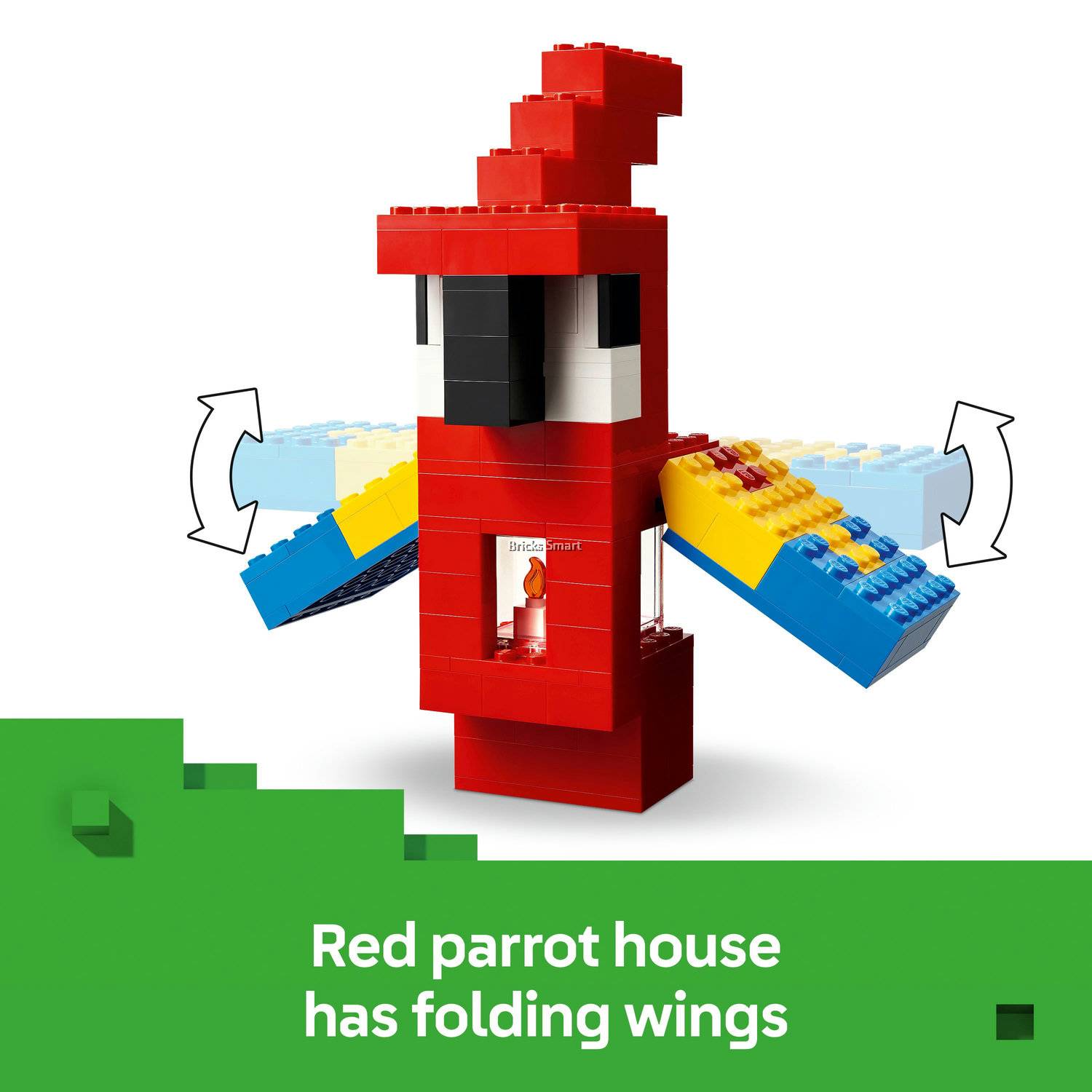 LEGO 21282 Minecraft The Parrot Houses Gamer Toy, with Skeleton Figure ...