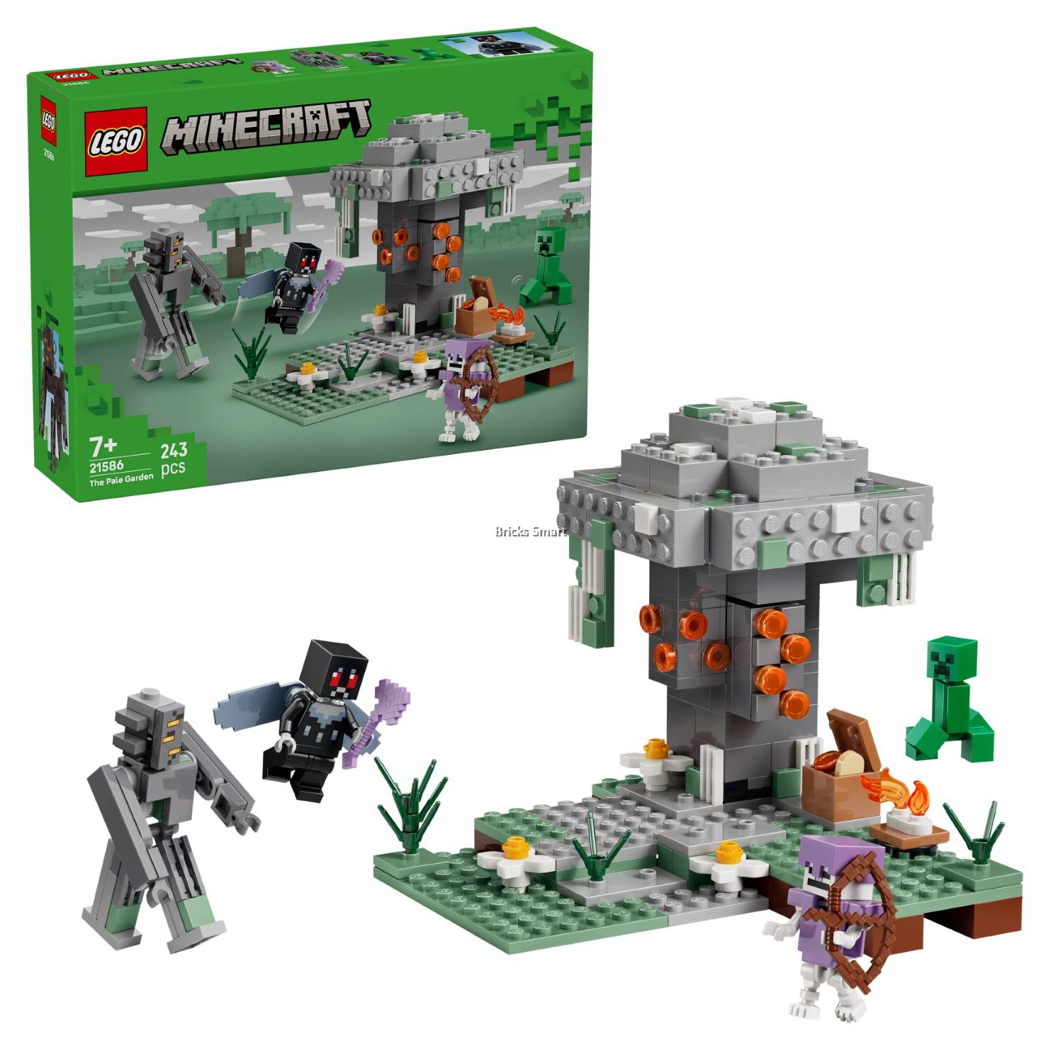 LEGO 21586 Minecraft® The Pale Garden Brick Building Set Biome Gamer ...