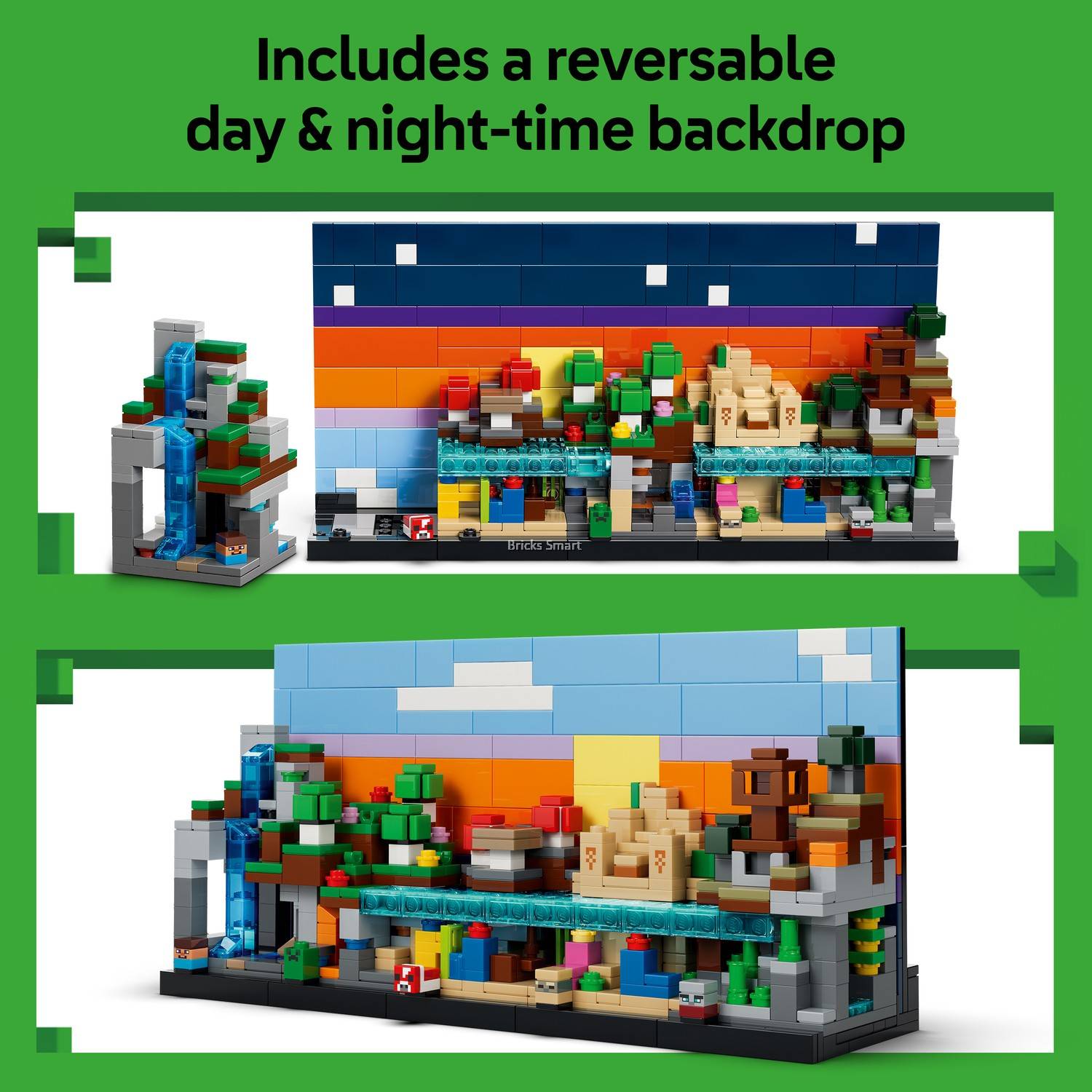 LEGO 21589 Minecraft® Mini Biomes Minecraft Art Building Set Gaming ...