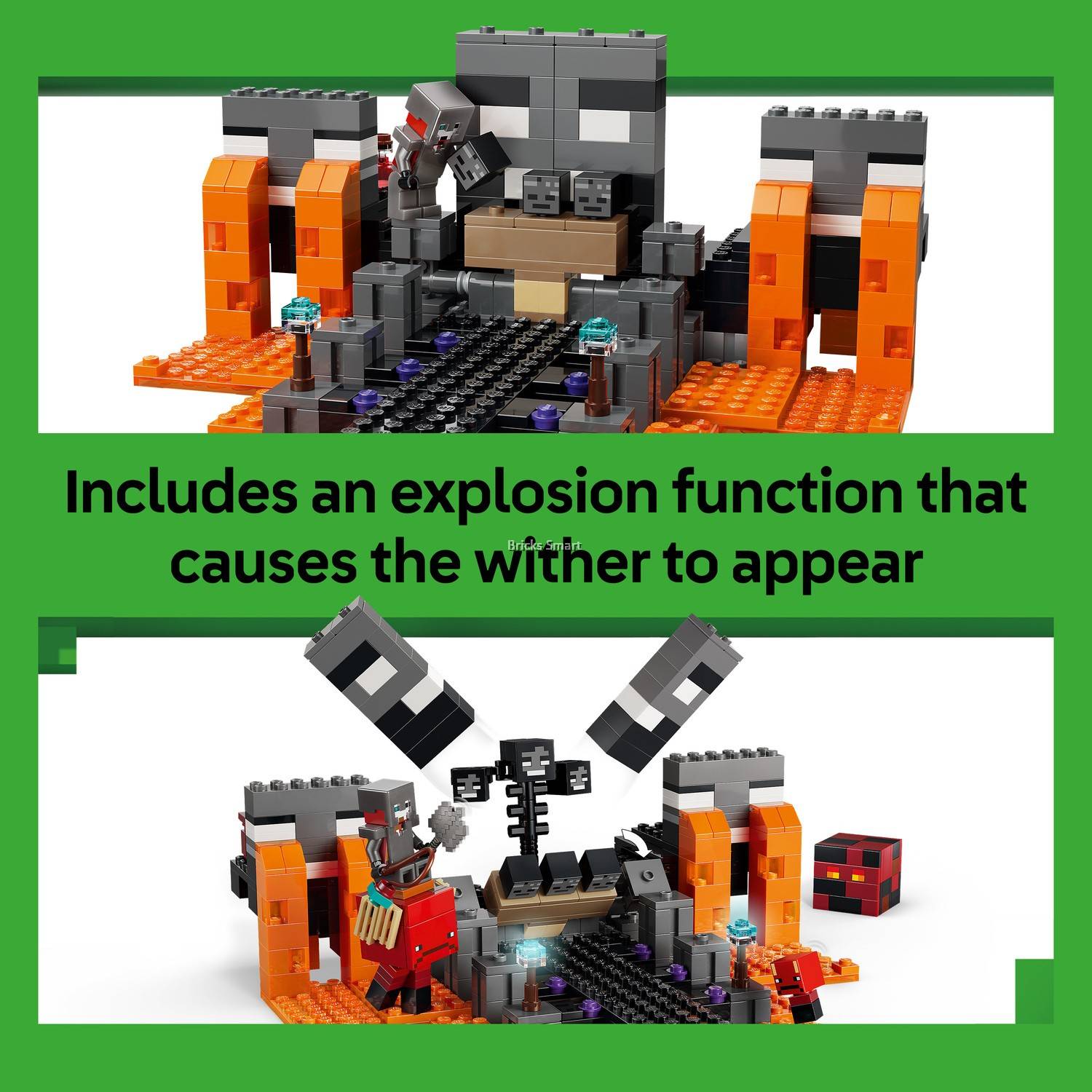 LEGO 21590 Minecraft® Wither Battle Pretend Play Gamer Gift Building ...