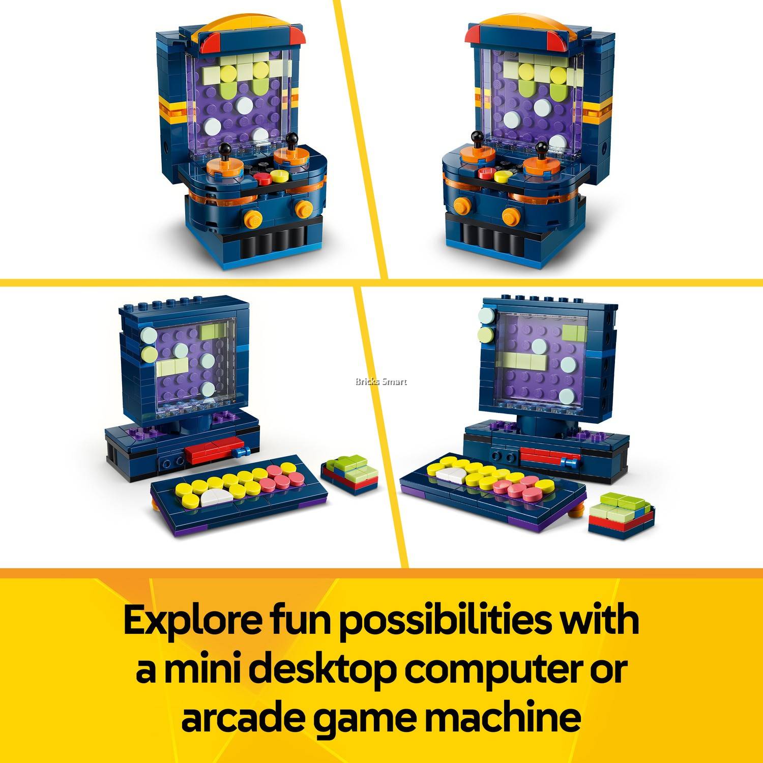 LEGO 31380 Creator 3 in 1 Retro Gaming Console Toy Rebuilds into a ...