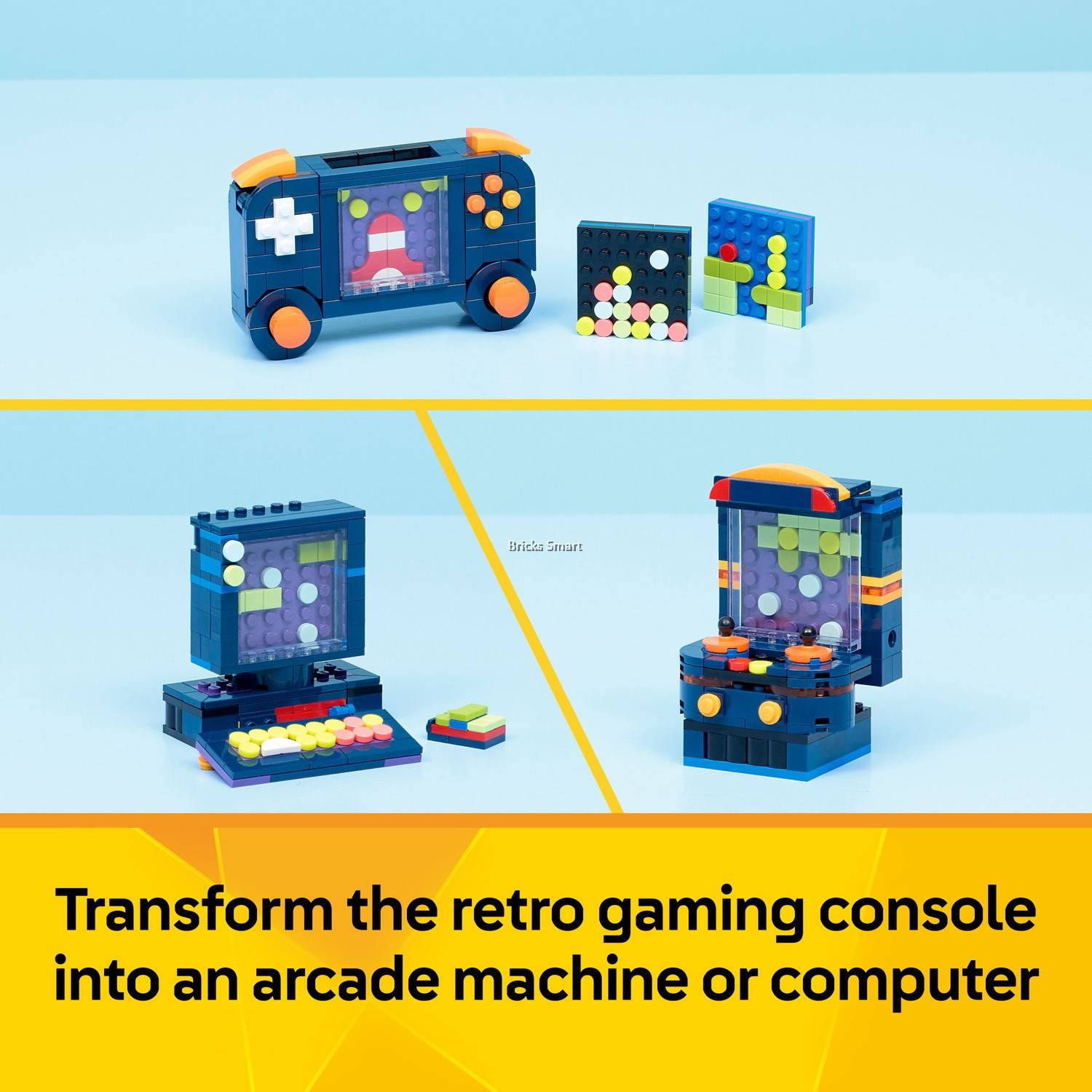 LEGO 31380 Creator 3 in 1 Retro Gaming Console Toy Rebuilds into a ...