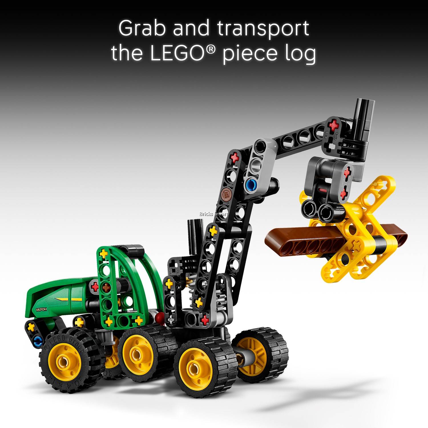 LEGO 42218 Technic™ John Deere 1470H Wheeled Harvester Working Claw and ...