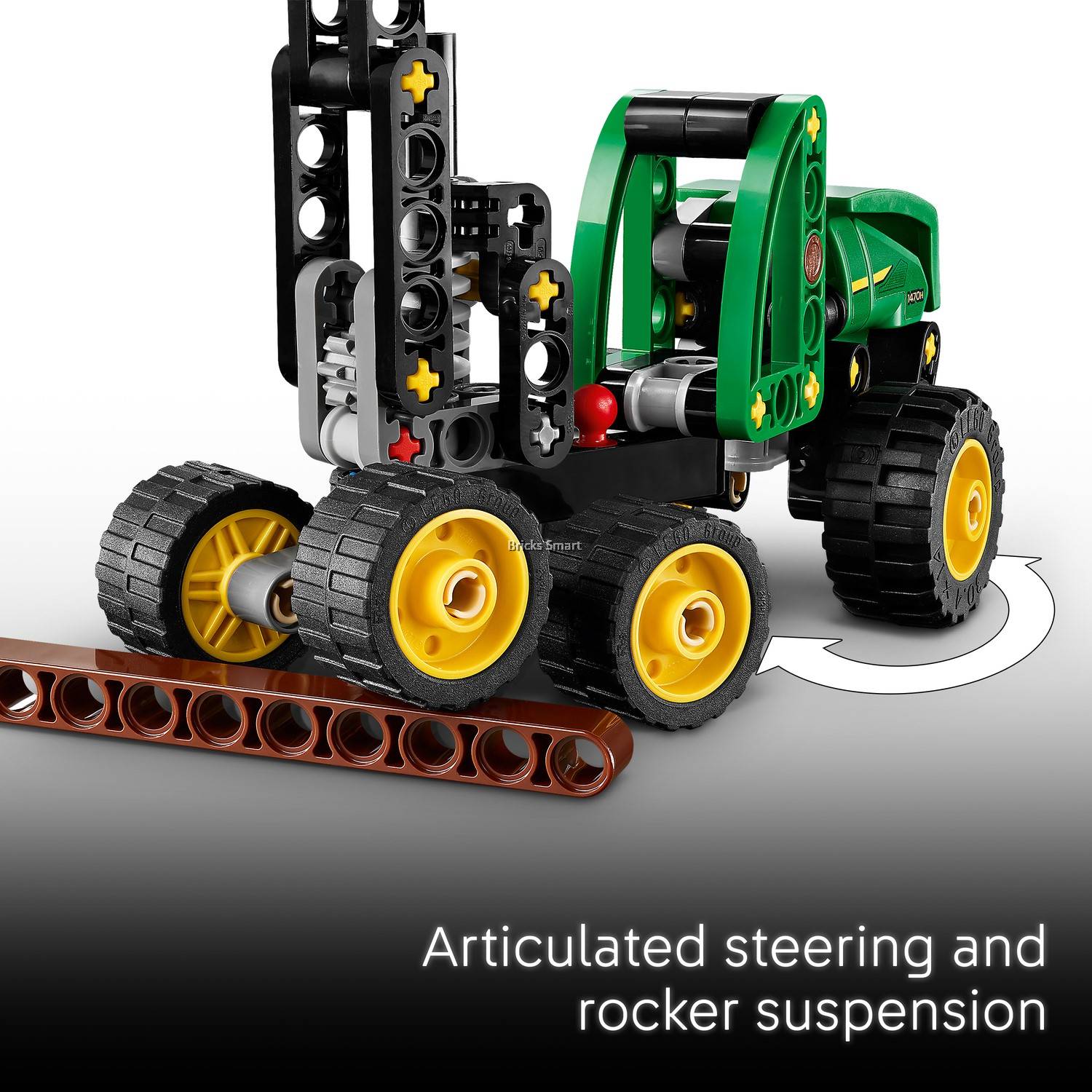 LEGO 42218 Technic™ John Deere 1470H Wheeled Harvester Working Claw and ...