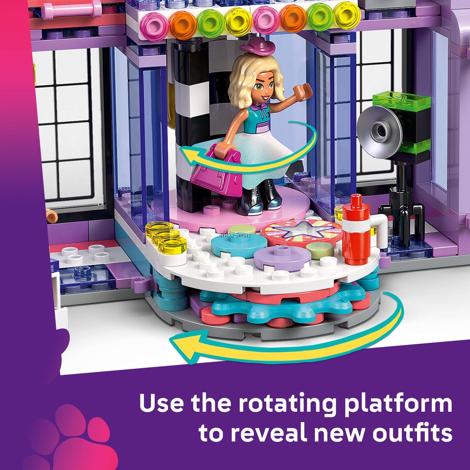 LEGO 42685 Friends Heartlake City Fashion Show Set Pretend Play Dress ...