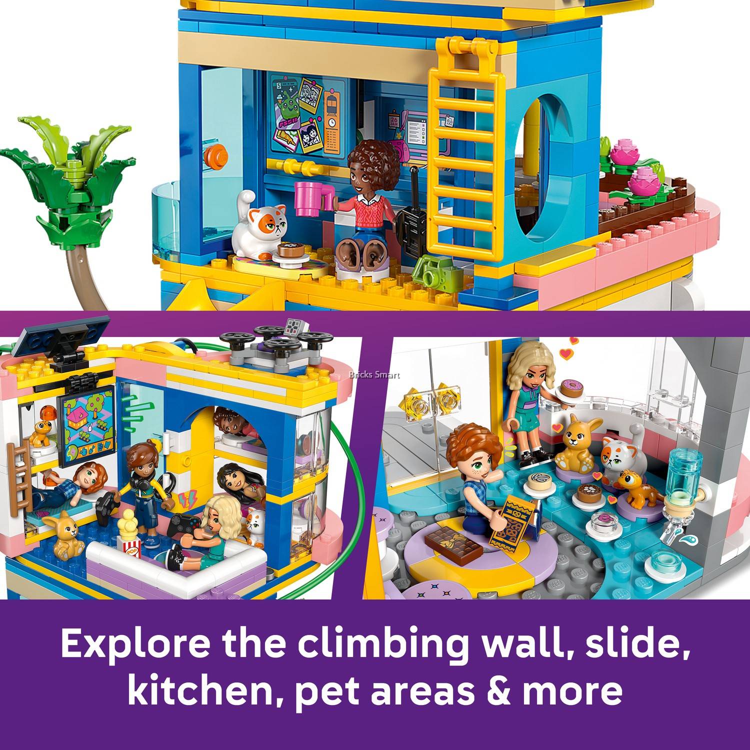 LEGO 42689 Friends Heartlake City Friends Club House Toy Set 5 ...