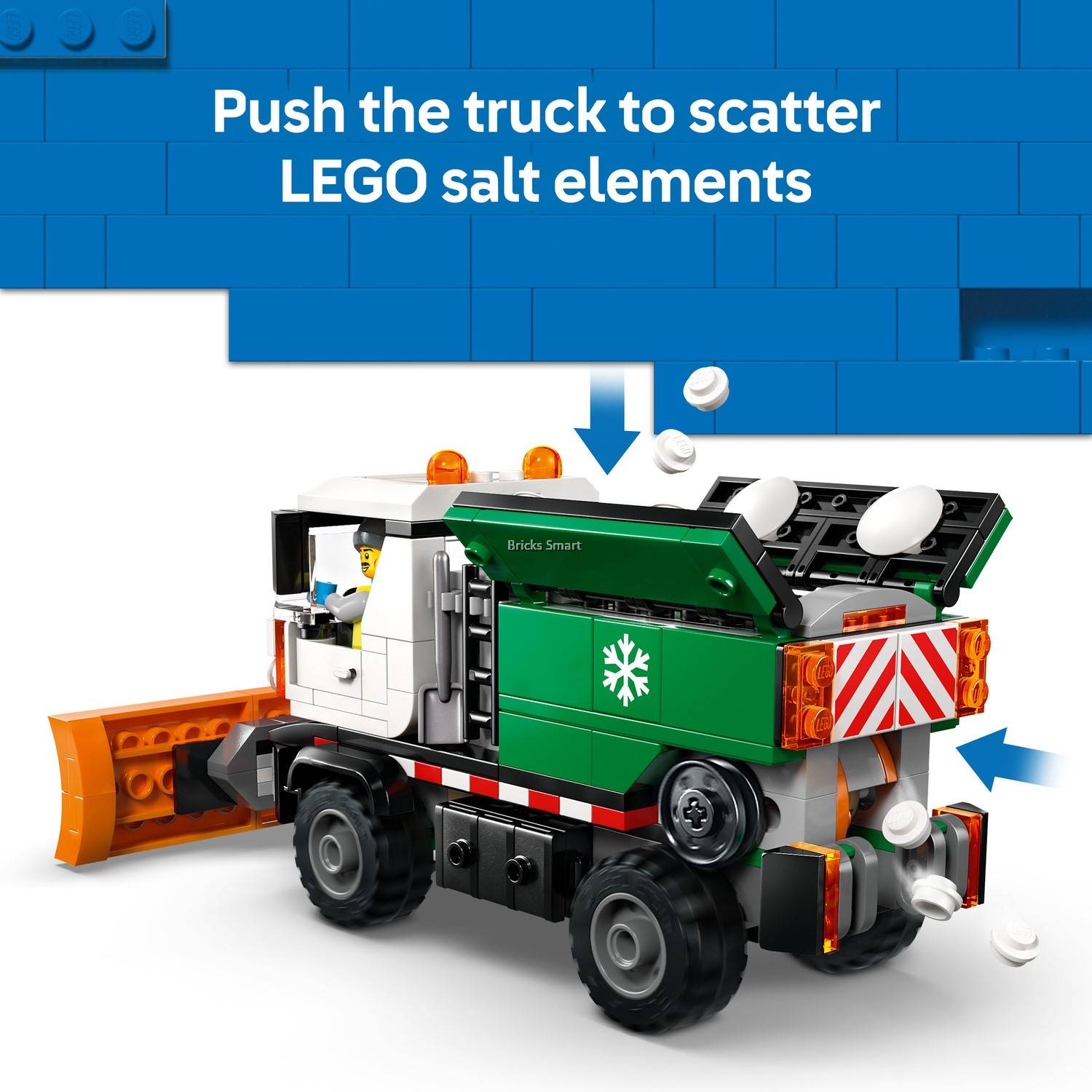 LEGO 60490 City Snowplow Truck Toy Vehicle Model Truck Building Kit ...