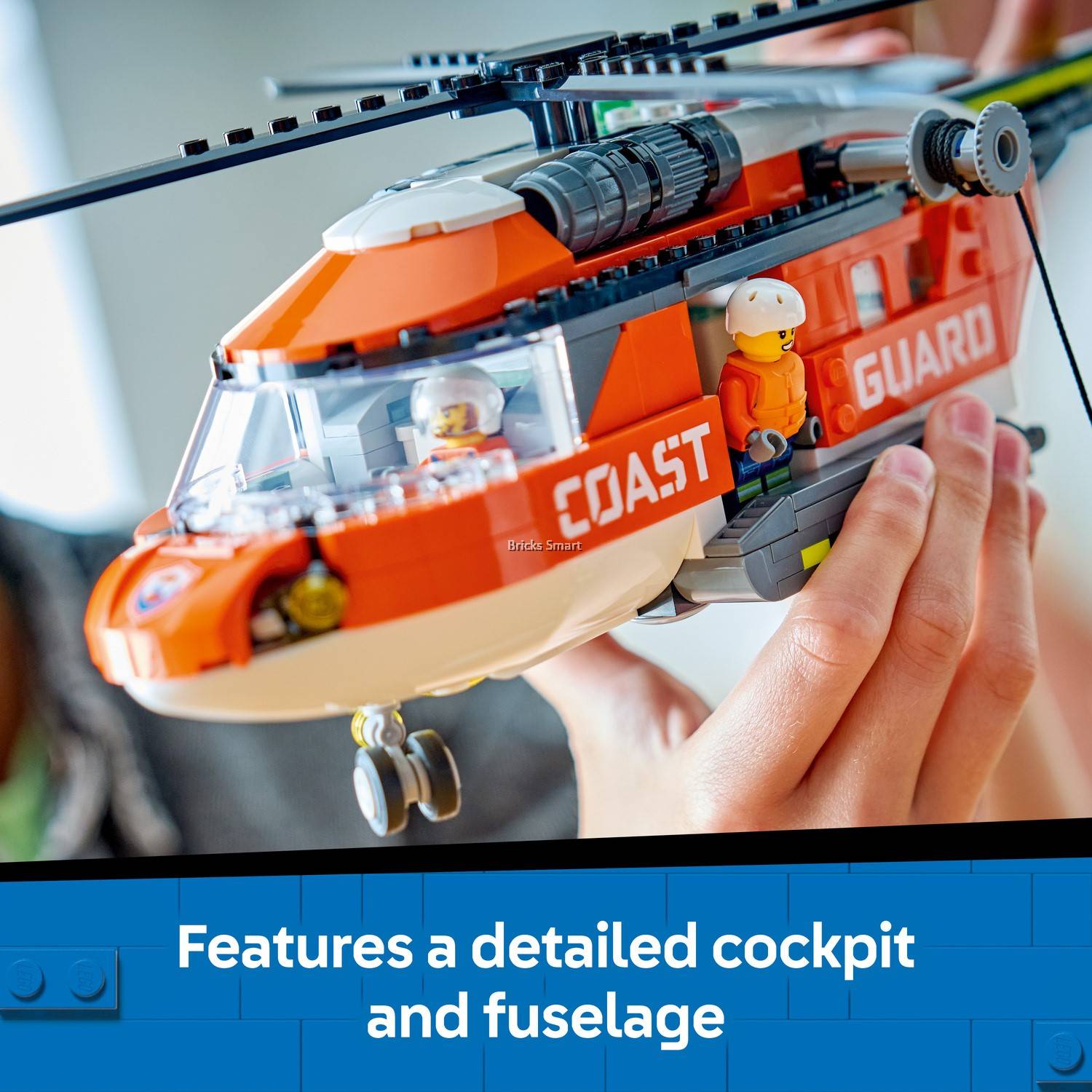 LEGO 60503 City Coast Guard Helicopter Toy Building Set Emergency ...