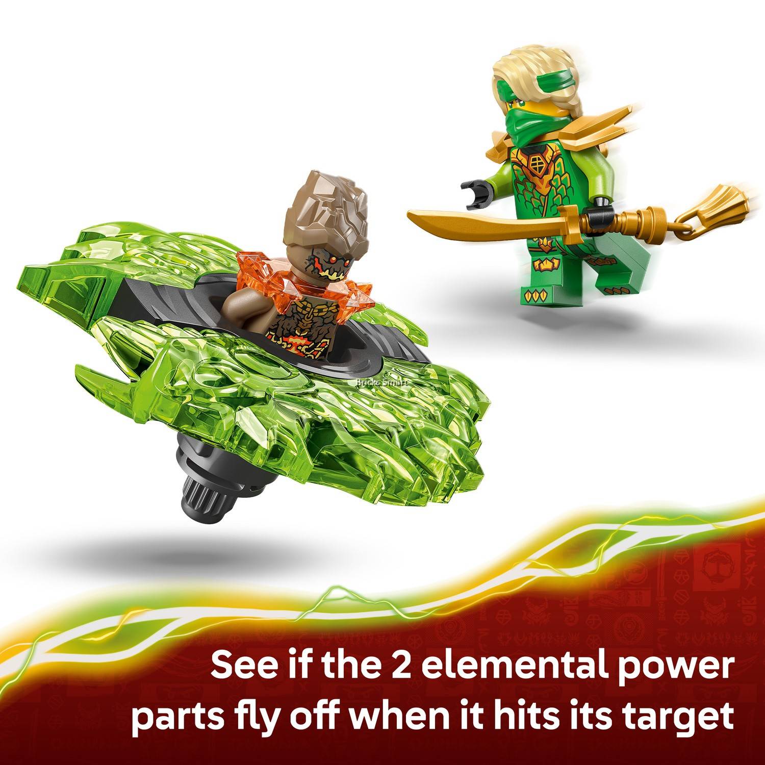 LEGO 71850 NINJAGO® Lloyd vs. Earth Monster Spinner Battle Toy Set with ...