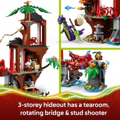 LEGO 71857 NINJAGO® Ninja Vehicle Tree House Battle Fighting Toys ...