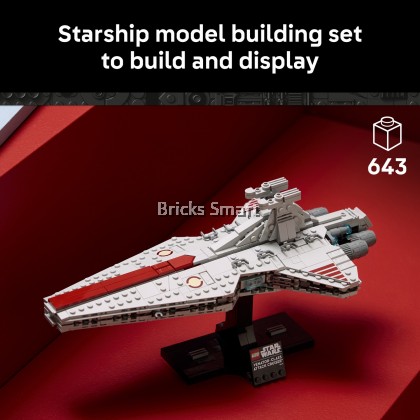 LEGO 75441 Star Wars™ Venator-Class Attack Cruiser™ Starship Model ...