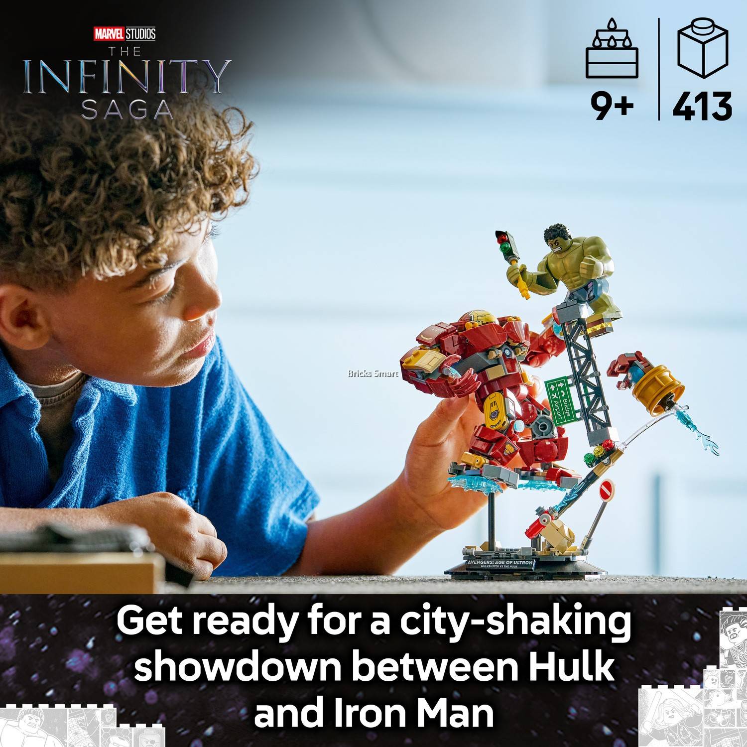 LEGO 76343 Marvel Epic Battle: Hulkbuster vs. The Hulk Super Hero ...