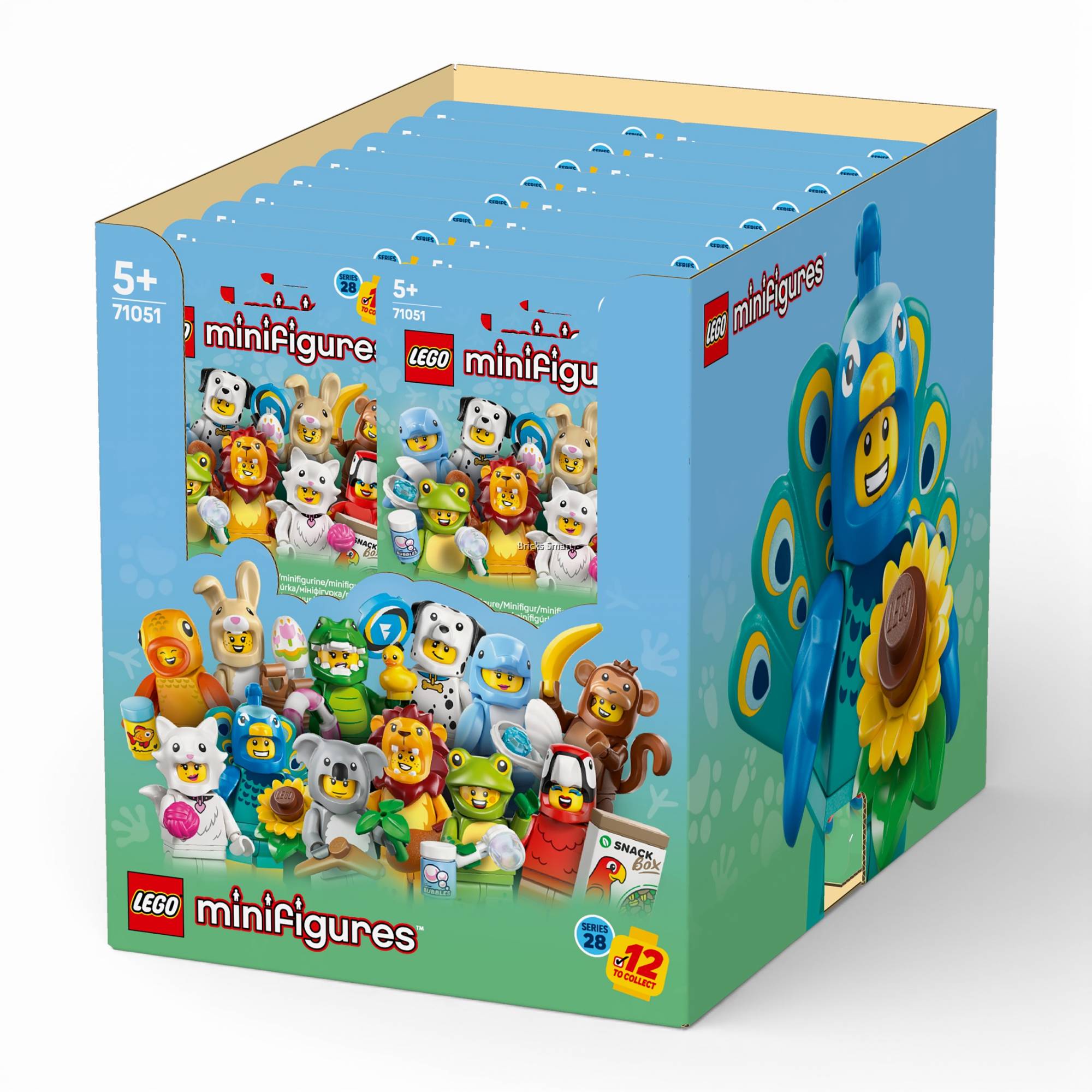 LEGO 71051 Minifigures Animal Series 28 - Mystery Box Toy - Collectible ...