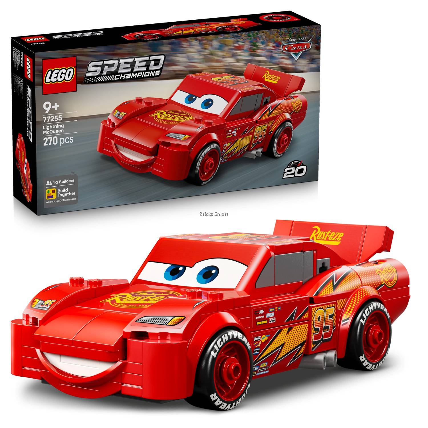 LEGO 77255 Speed Champions Lightning McQueen from Disney Pixar Cars ...