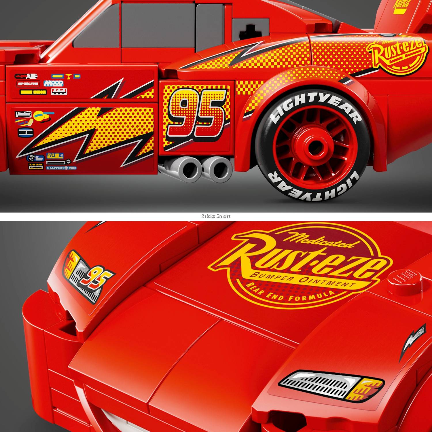 LEGO 77255 Speed Champions Lightning McQueen from Disney Pixar Cars ...