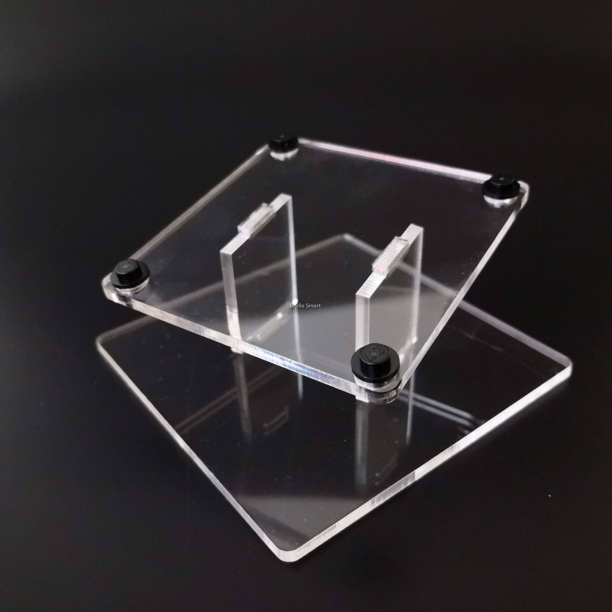 Acrylic Stand with Clear Base for LEGO Creator Expert Vehicle