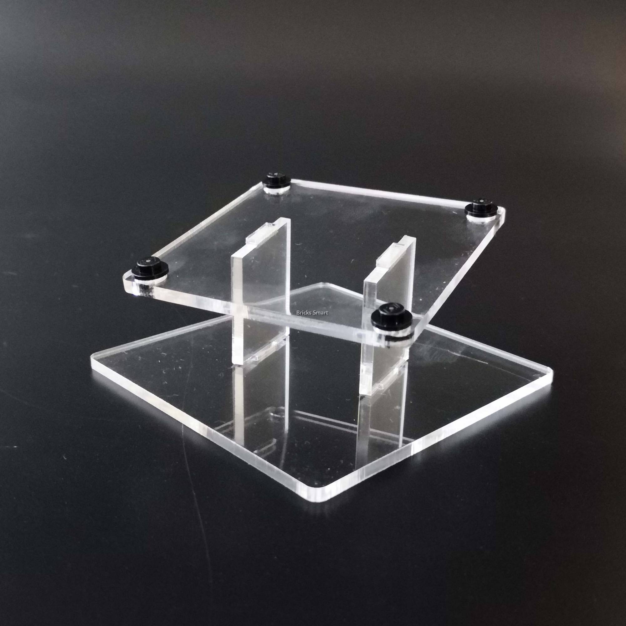 Acrylic Stand with Clear Base for LEGO Creator Expert Vehicle