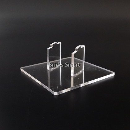 Acrylic Stand with Clear Base for LEGO Creator Expert Vehicle
