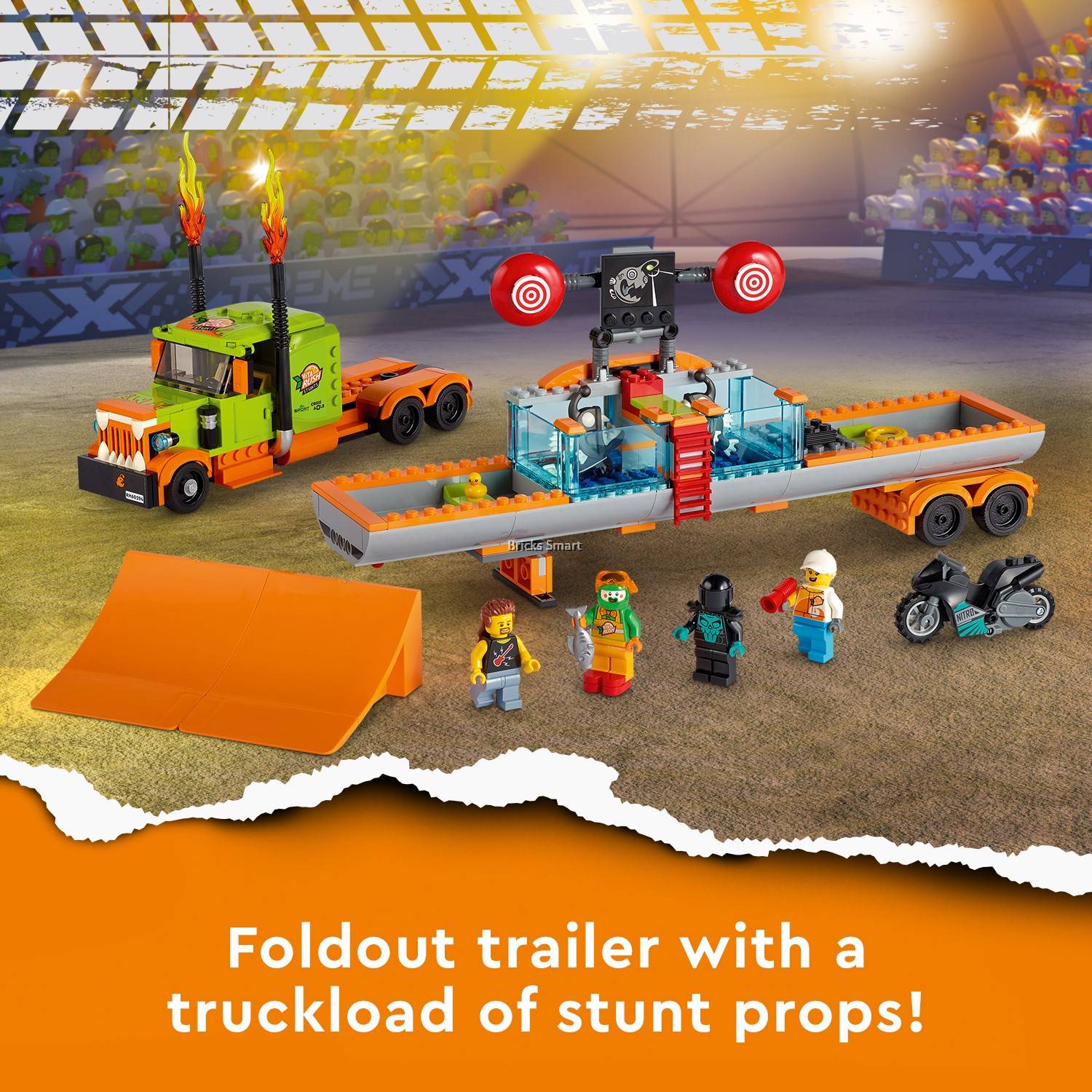 60294 LEGO City Stunt Show Truck (420 Pieces)