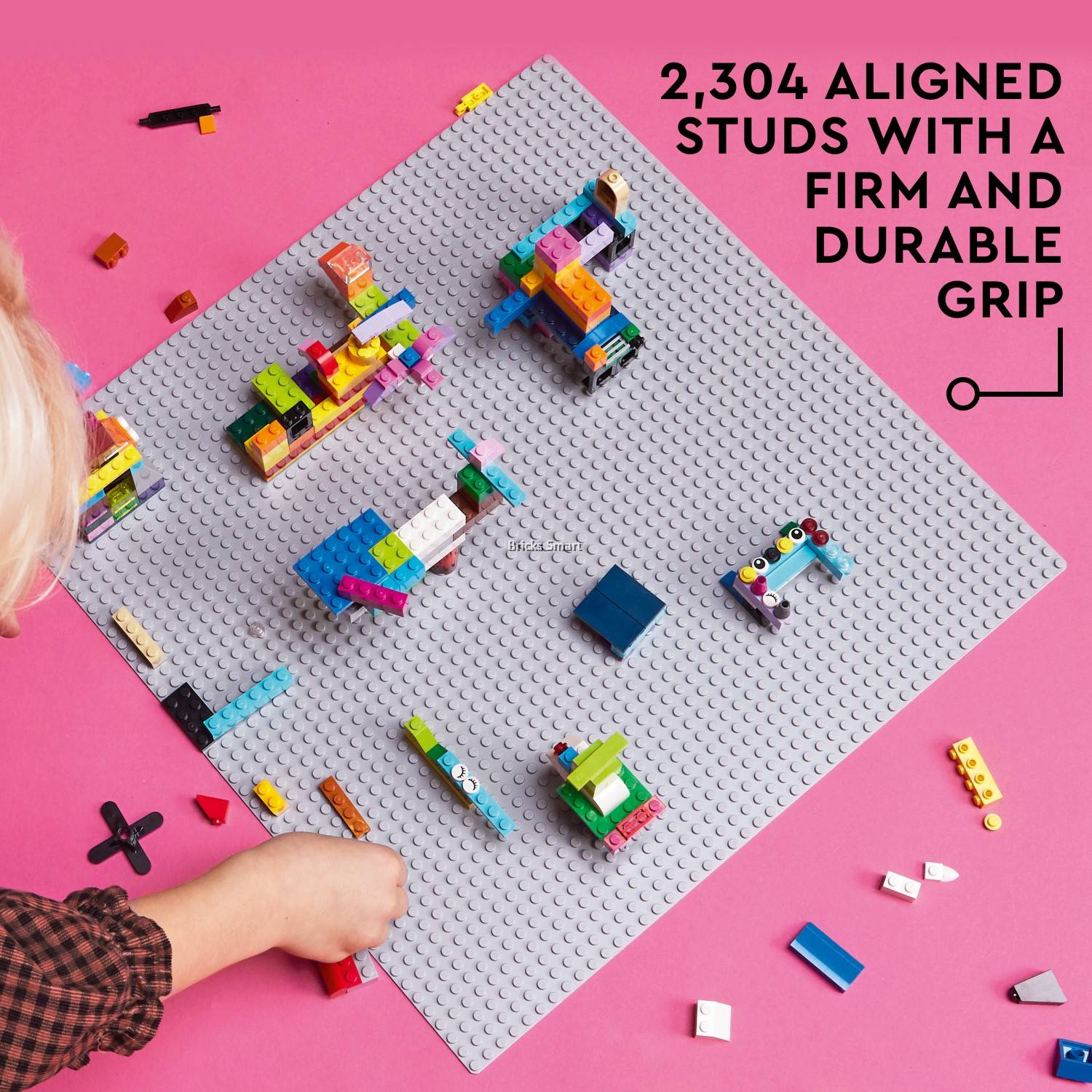 11024 LEGO Classic Gray Baseplate (1 Pieces)