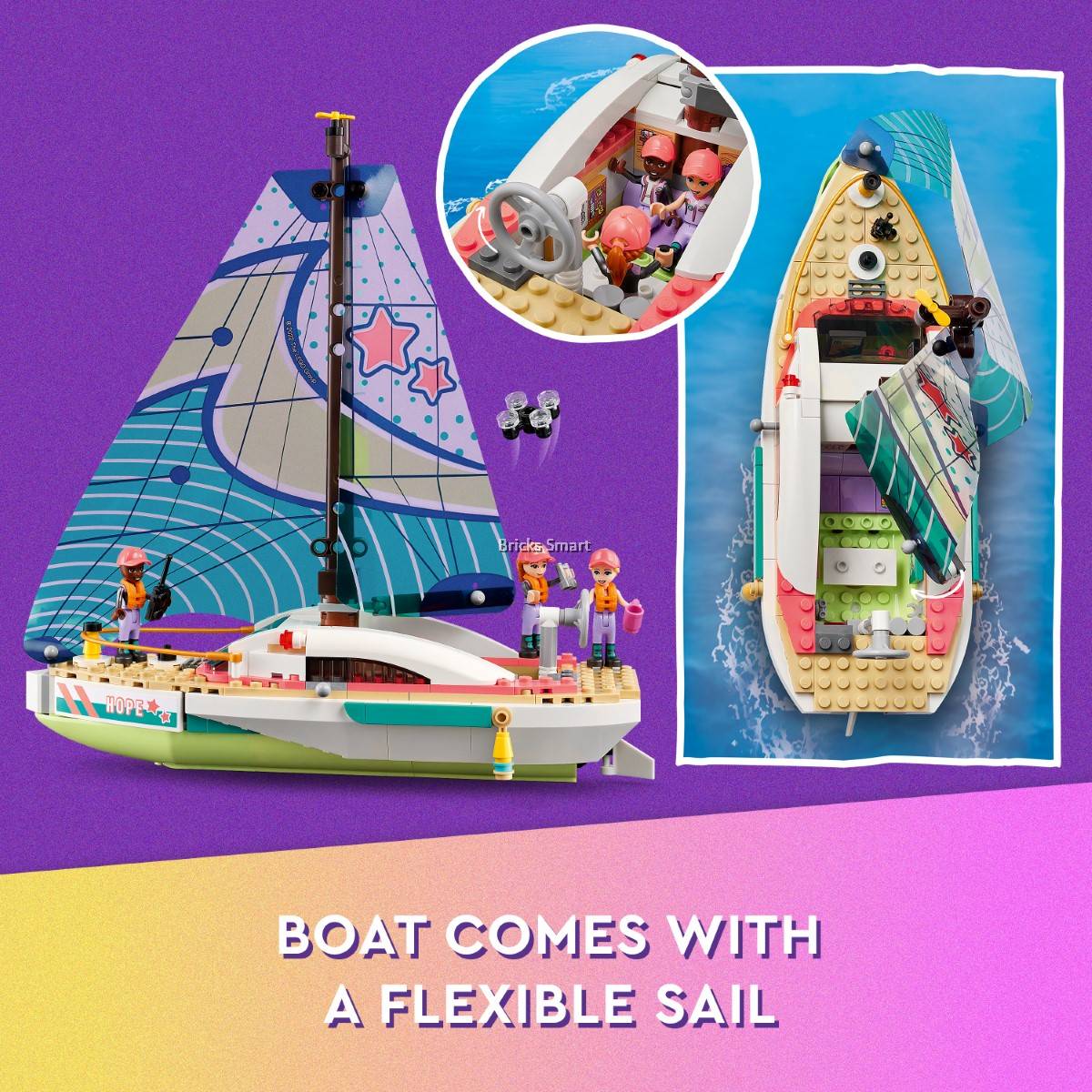 41716 LEGO Friends Stephanie's Sailing Adventure (304 Pieces)