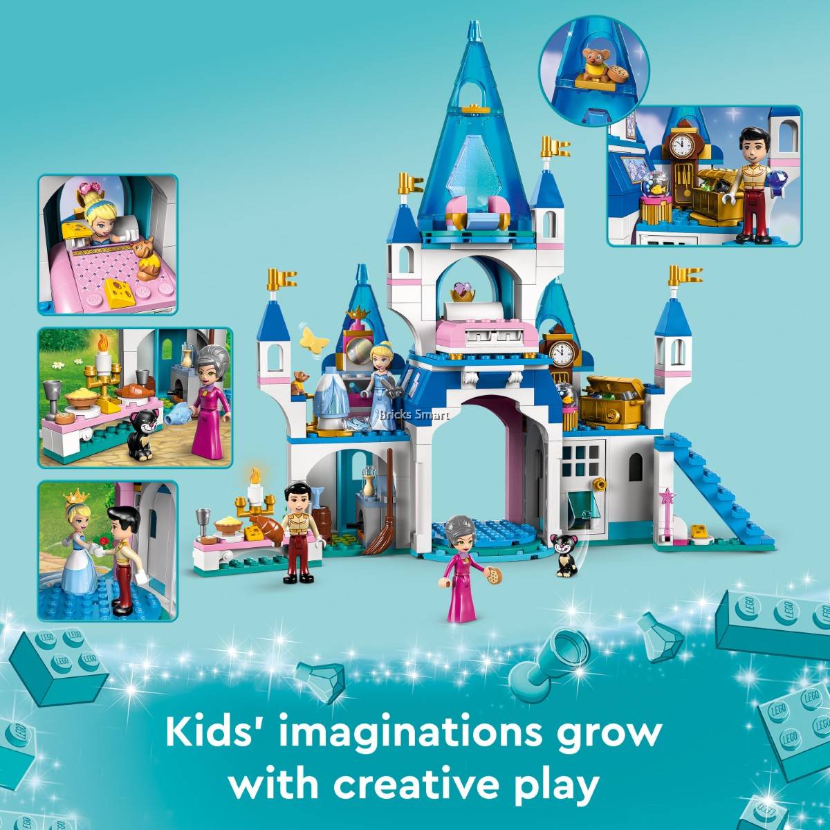 43206 LEGO Disney Cinderella and Prince Charming's Castle (365 Pieces)